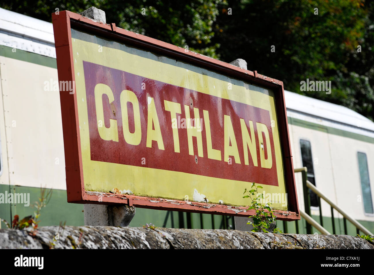 Goathland station sign Banque de photographies et d’images à haute ...
