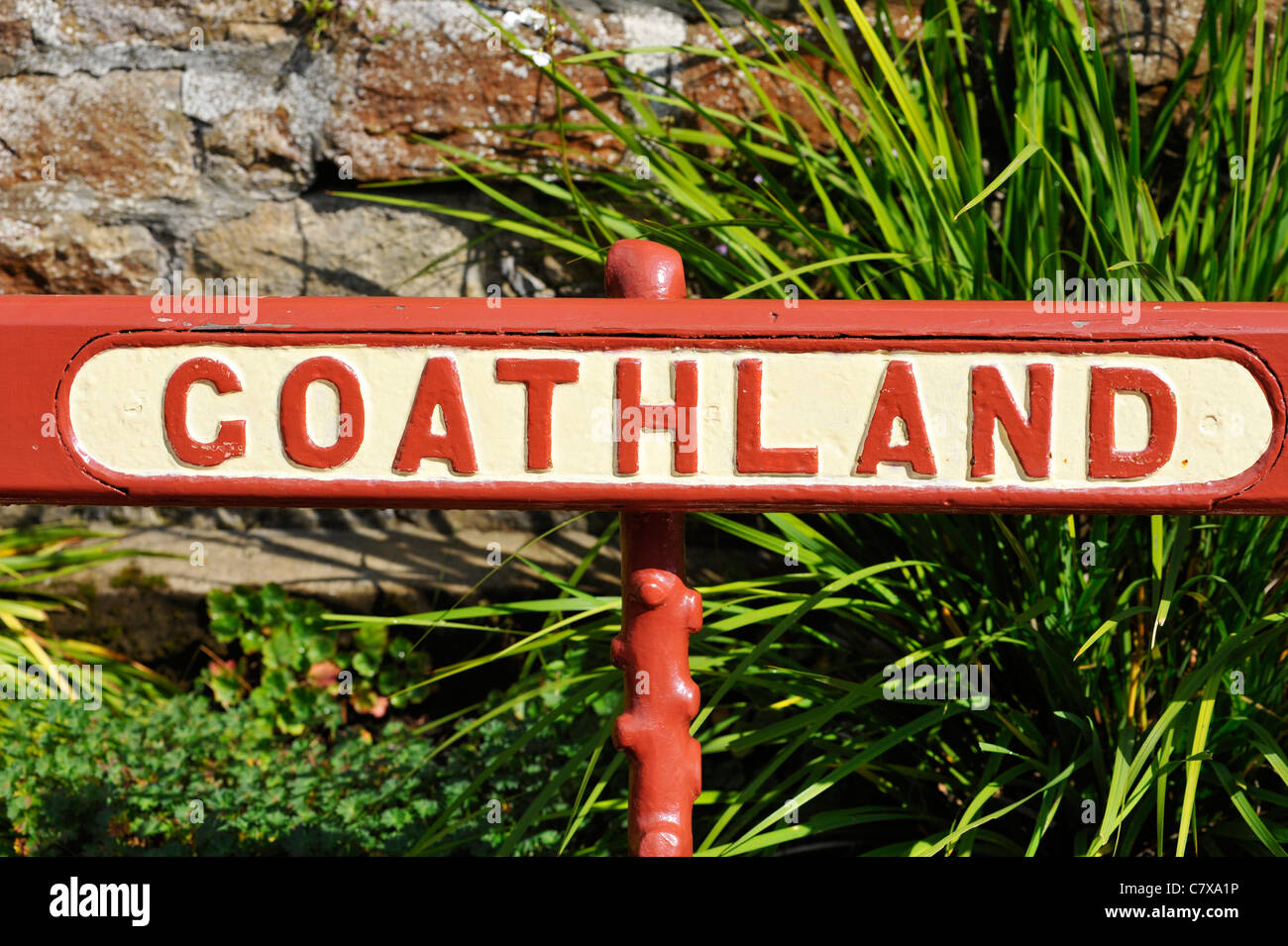 Goathland station sign Banque de photographies et d’images à haute ...