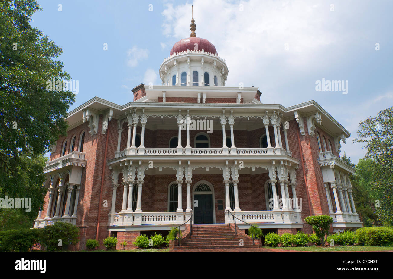 Le Mississippi, Natchez, Longwood, monument historique, la plus grande ...