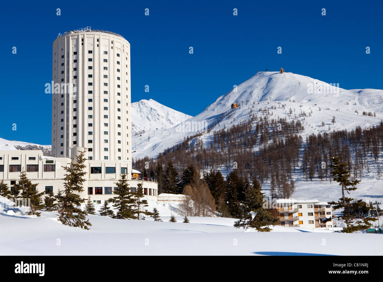 Station de ski de sestrières Banque de photographies et d’images à ...