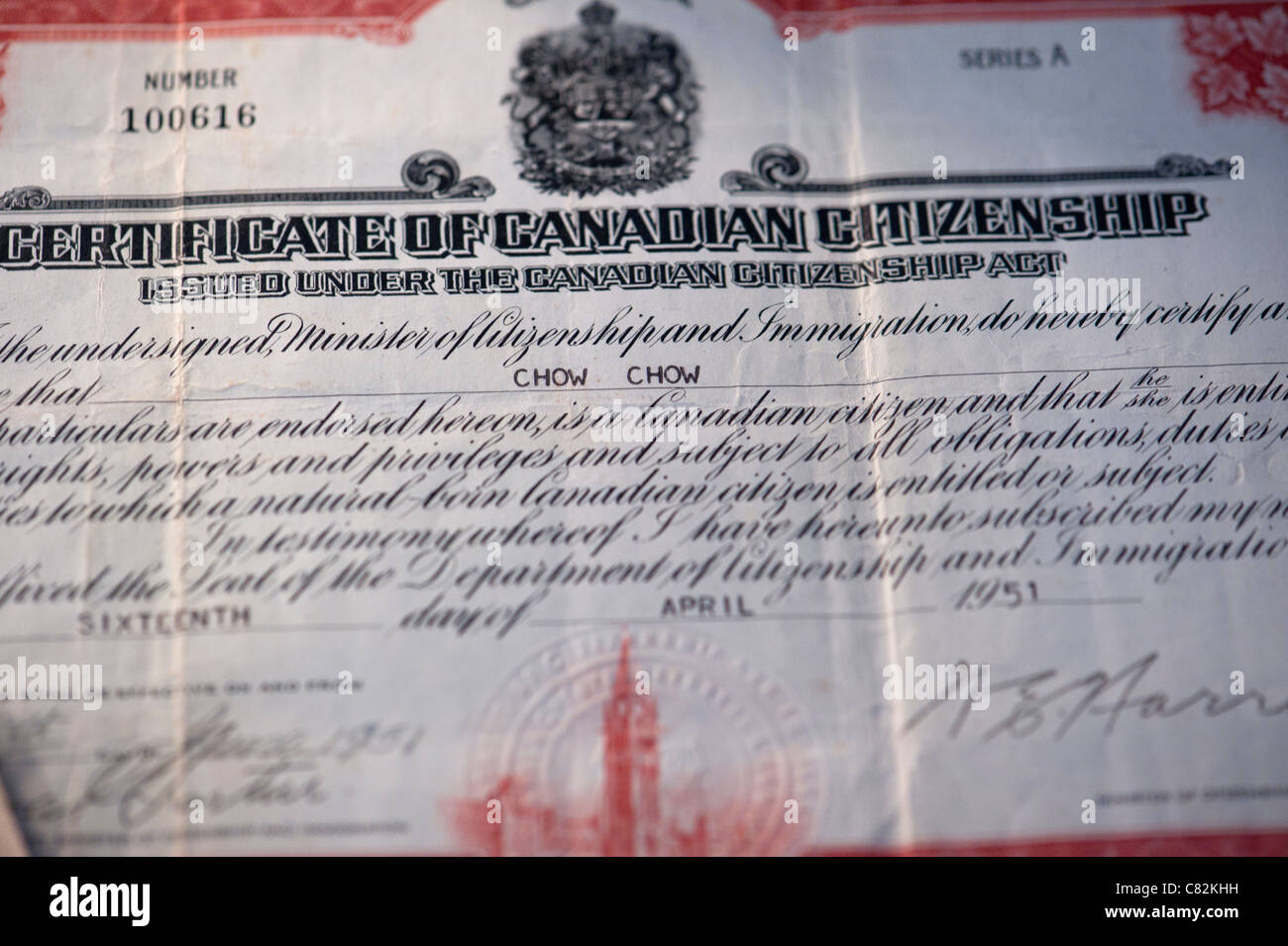 Customs immigration canada canadian Banque de photographies et d’images ...