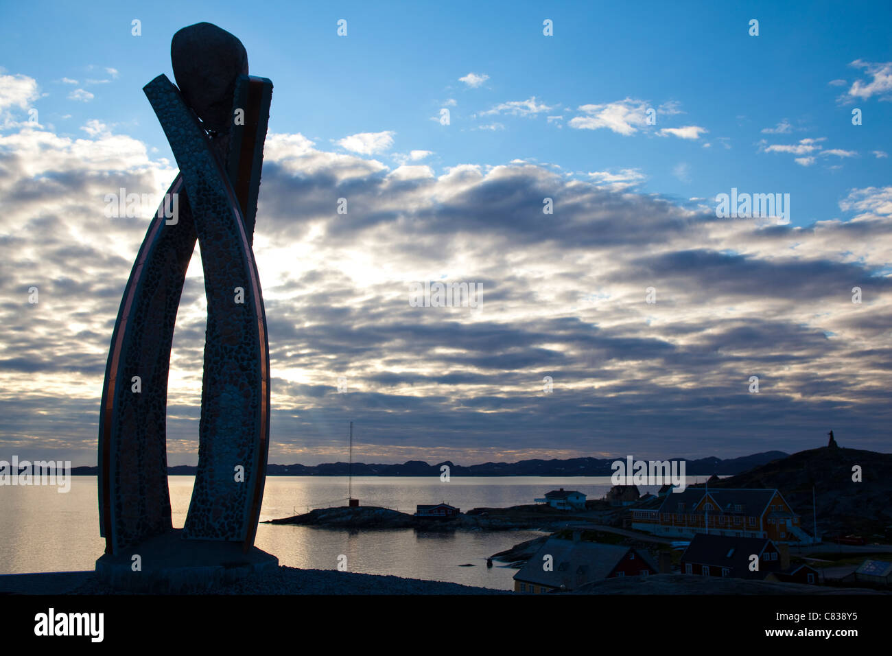 Nuuk greenland monument Banque de photographies et d’images à haute ...