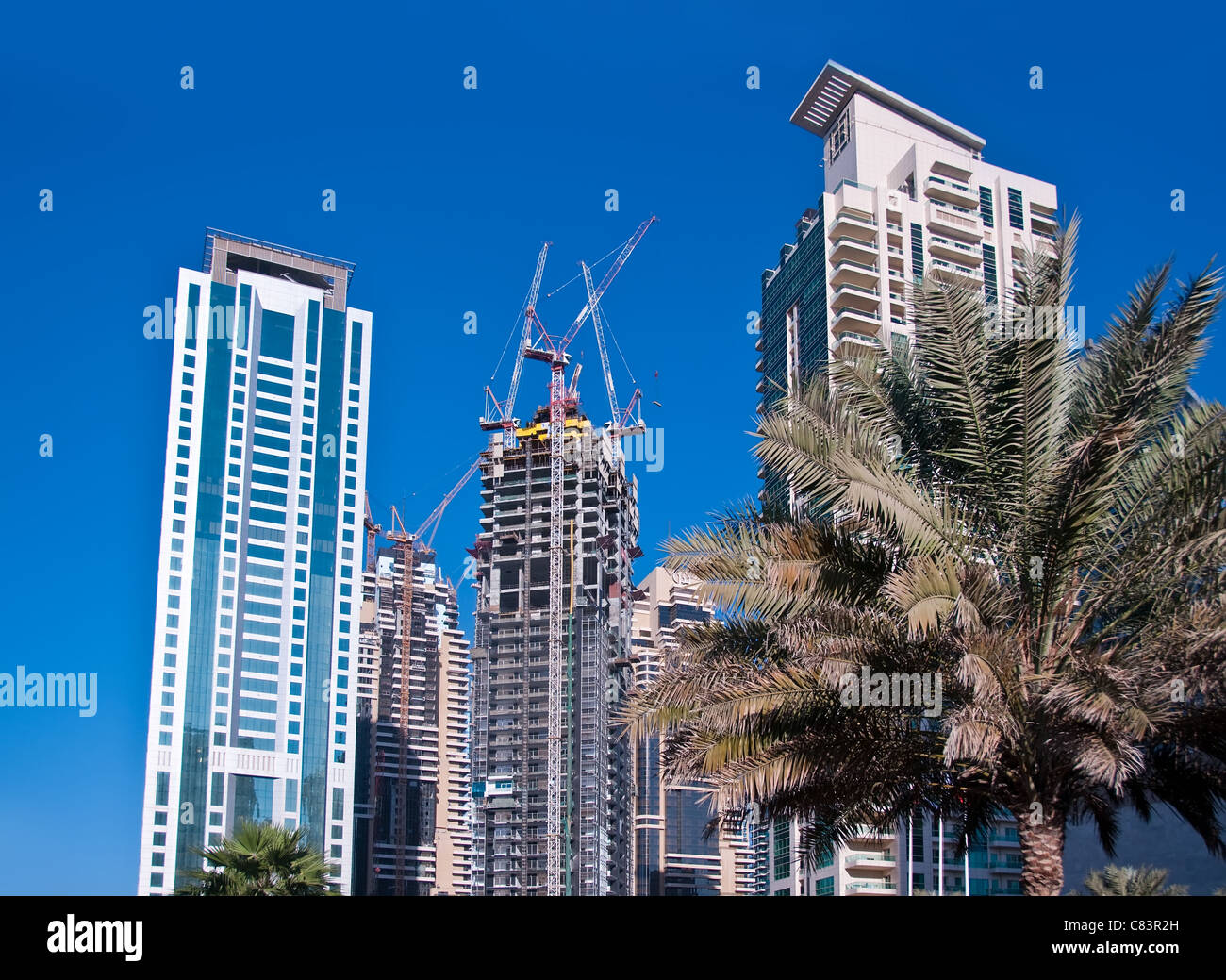 Dubai construction work Banque de photographies et d’images à haute ...