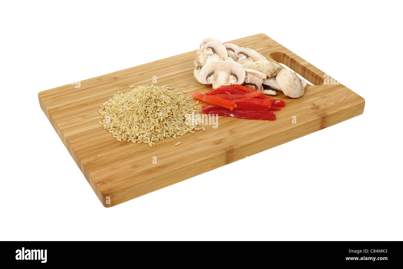 Riz et champignons Banque de photographies et d’images à haute ...