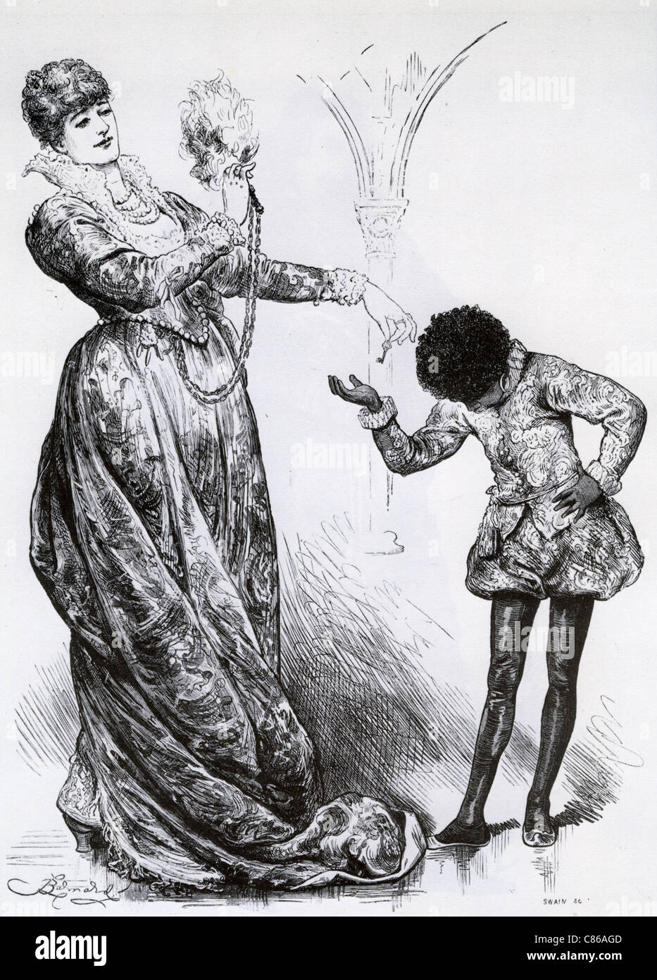 ELLEN TERRY (1847-1928) actrice anglaise comme Portia dans une ...