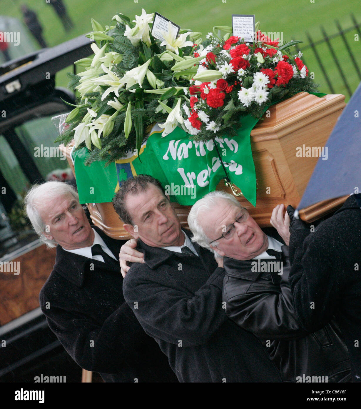 George bests funérailles Banque de photographies et d’images à haute ...