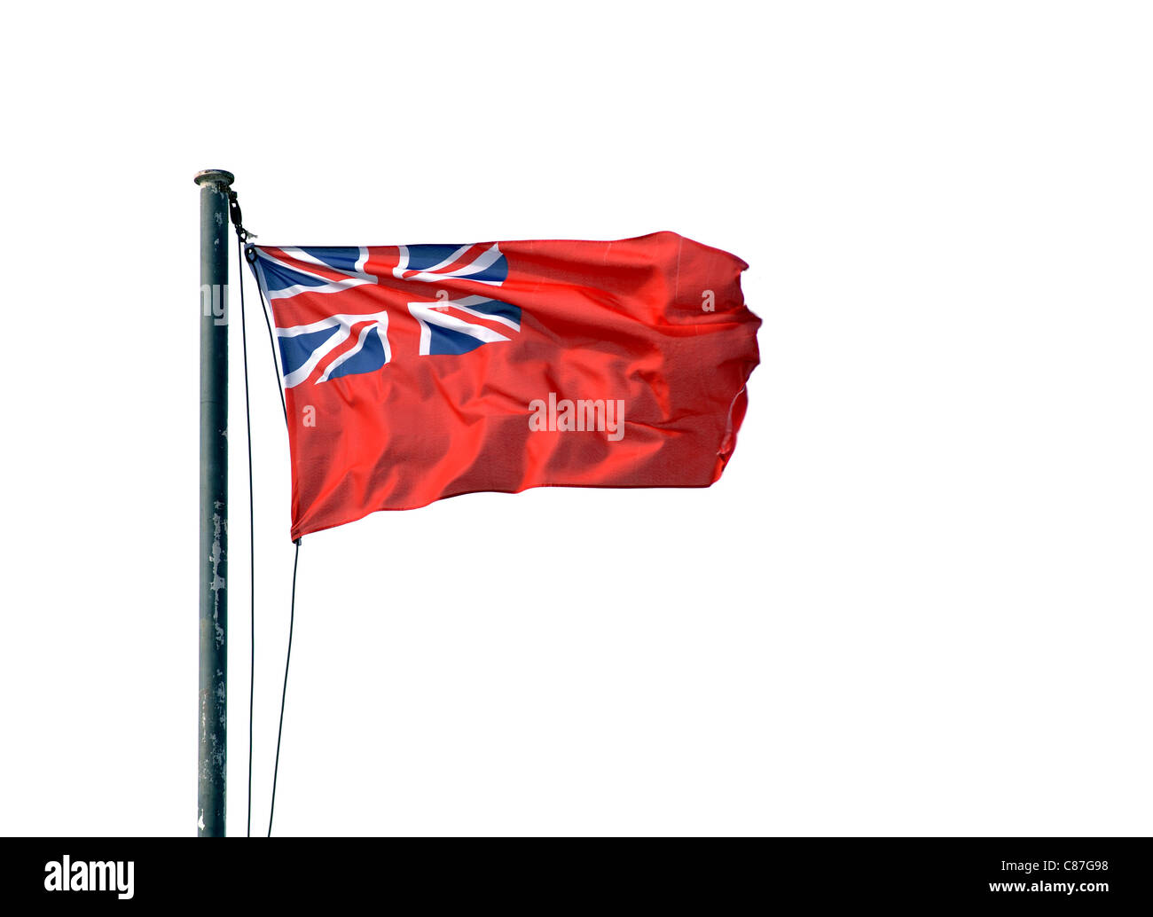 Drapeaux rouges Banque d'images détourées - Alamy