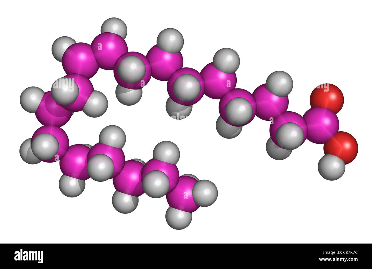 Oleic acid molecule Banque de photographies et d’images à haute ...