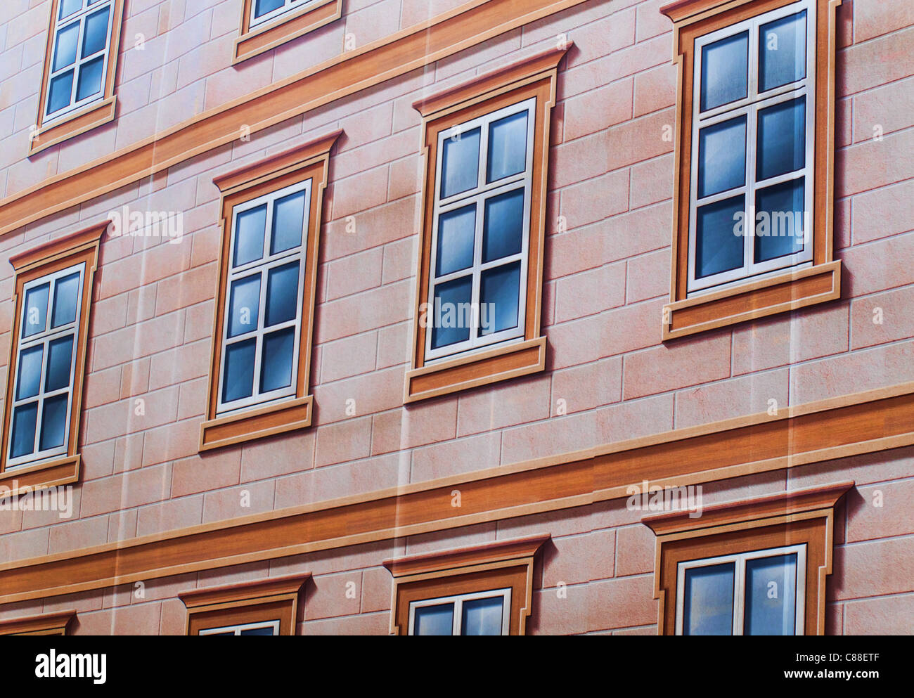 Fake building facade Banque de photographies et d’images à haute ...