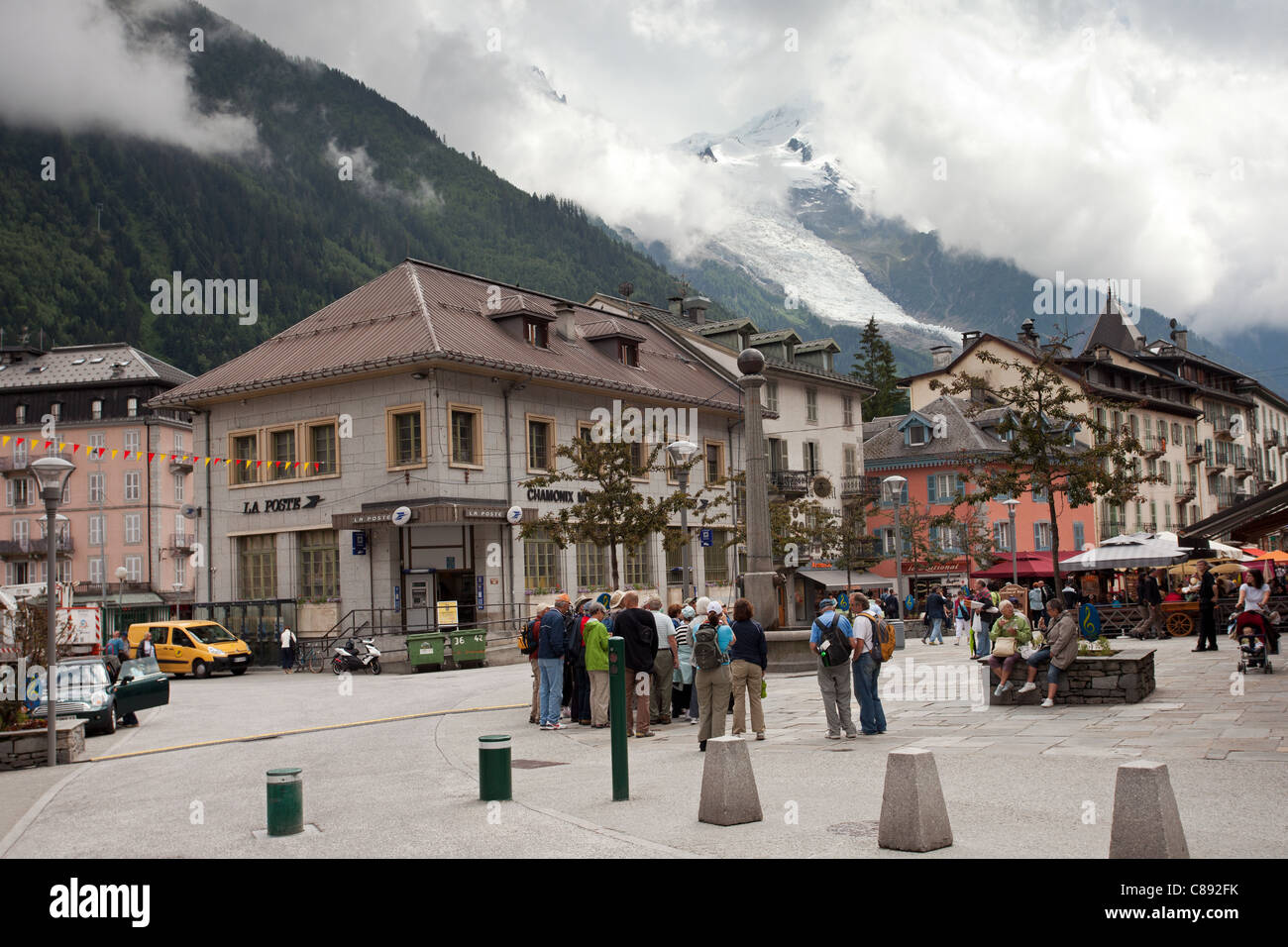 Chamonix town Banque de photographies et d’images à haute résolution ...