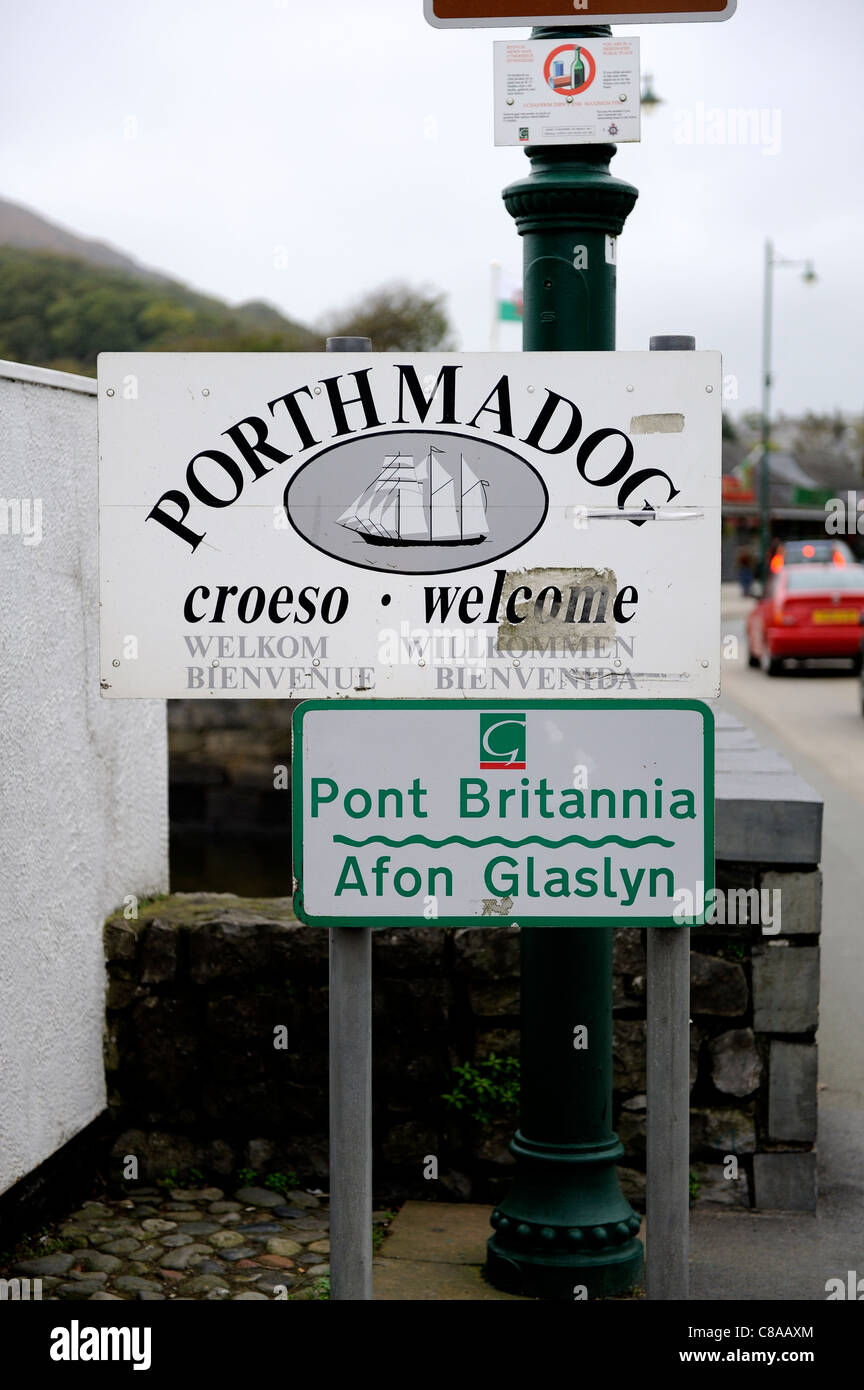 Welcome to wales sign Banque de photographies et d’images à haute ...