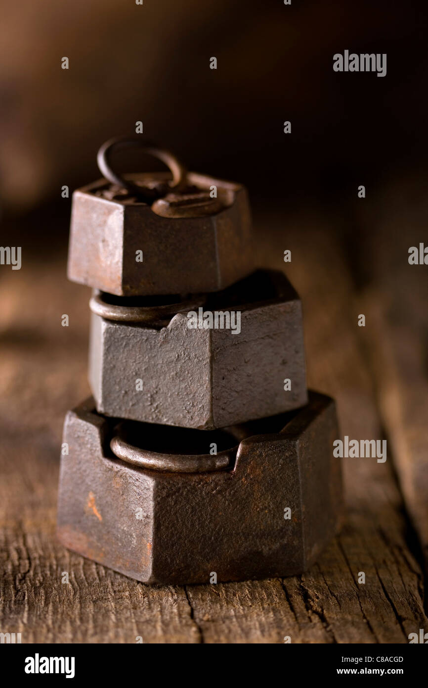 Poids Anciens Banque d'image et photos - Alamy