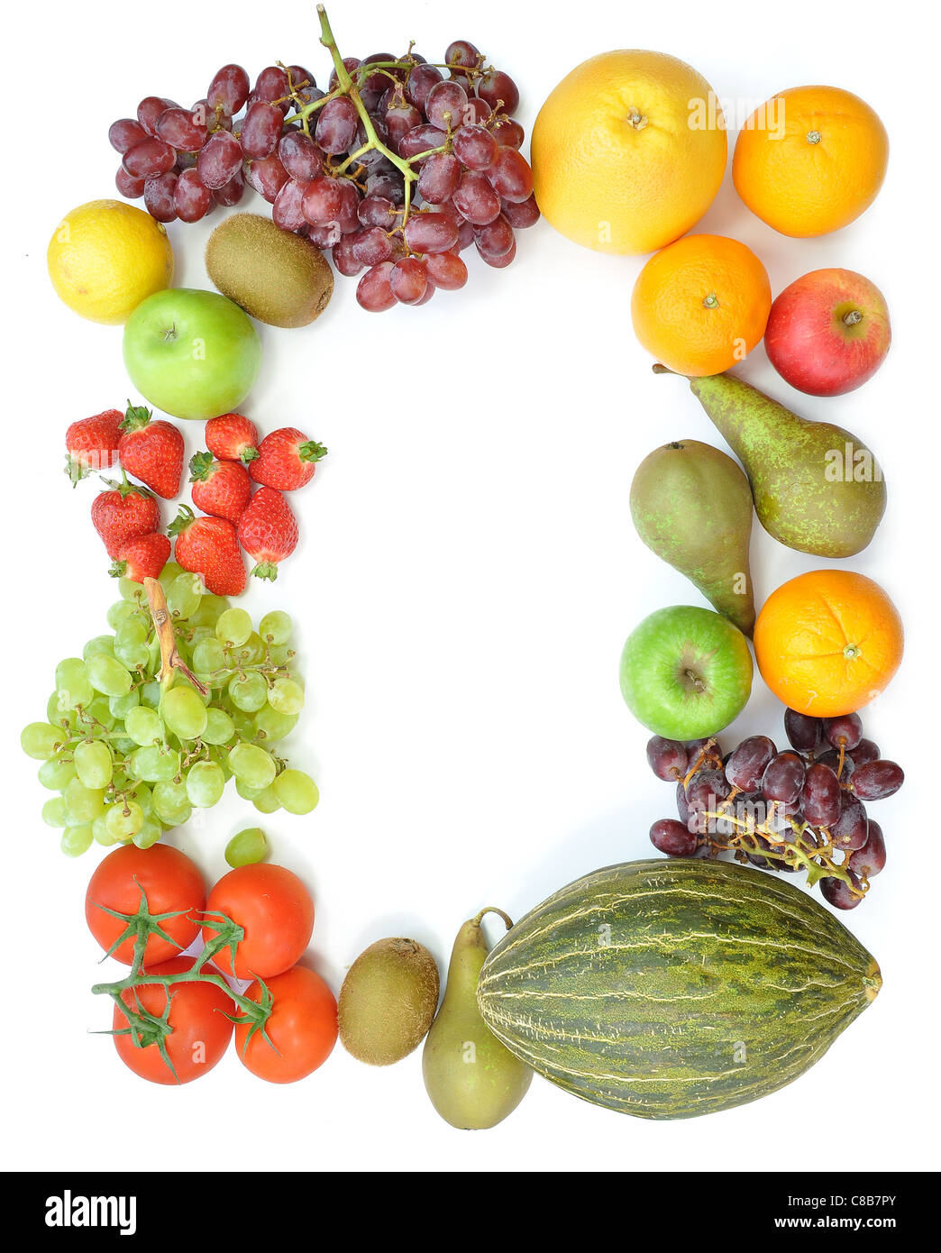 Cadre fruits Banque de photographies et d’images à haute résolution - Alamy