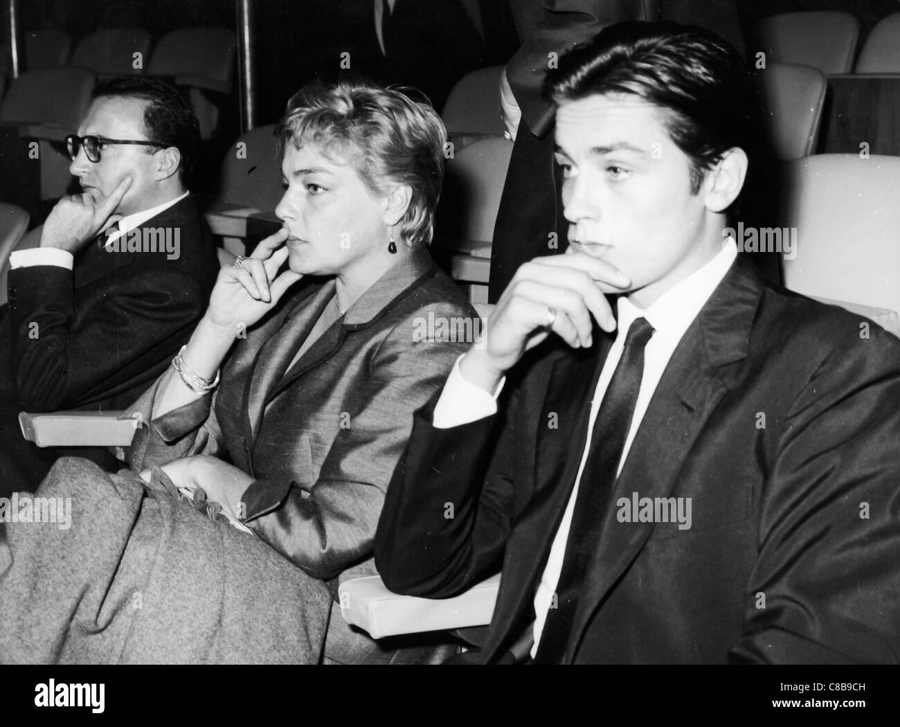 Alain delon Banque d'images noir et blanc - Alamy