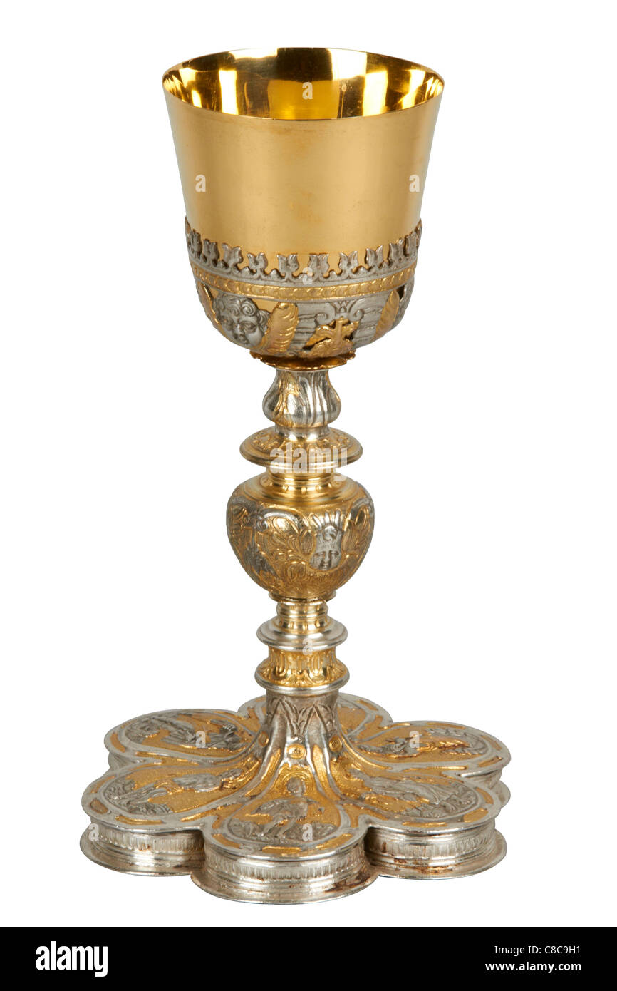 Symbole calice chretien Banque d'images détourées - Alamy