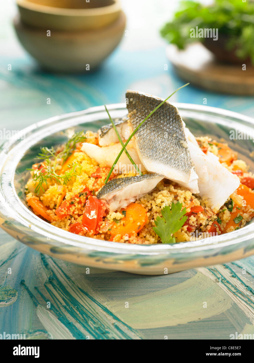 Couscous aux poissons Banque de photographies et d’images à haute ...