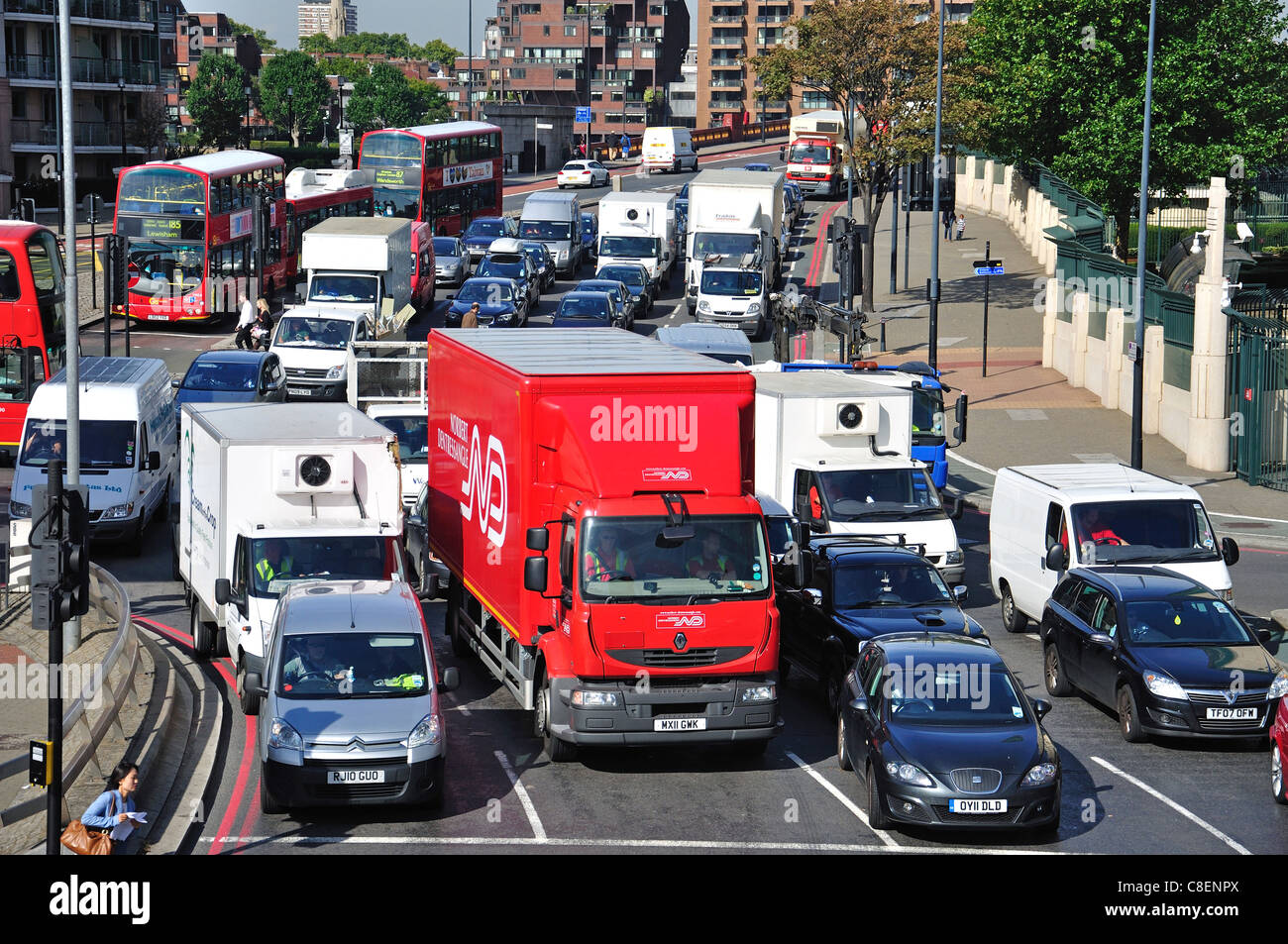 Traffic jam london Banque de photographies et d’images à haute ...