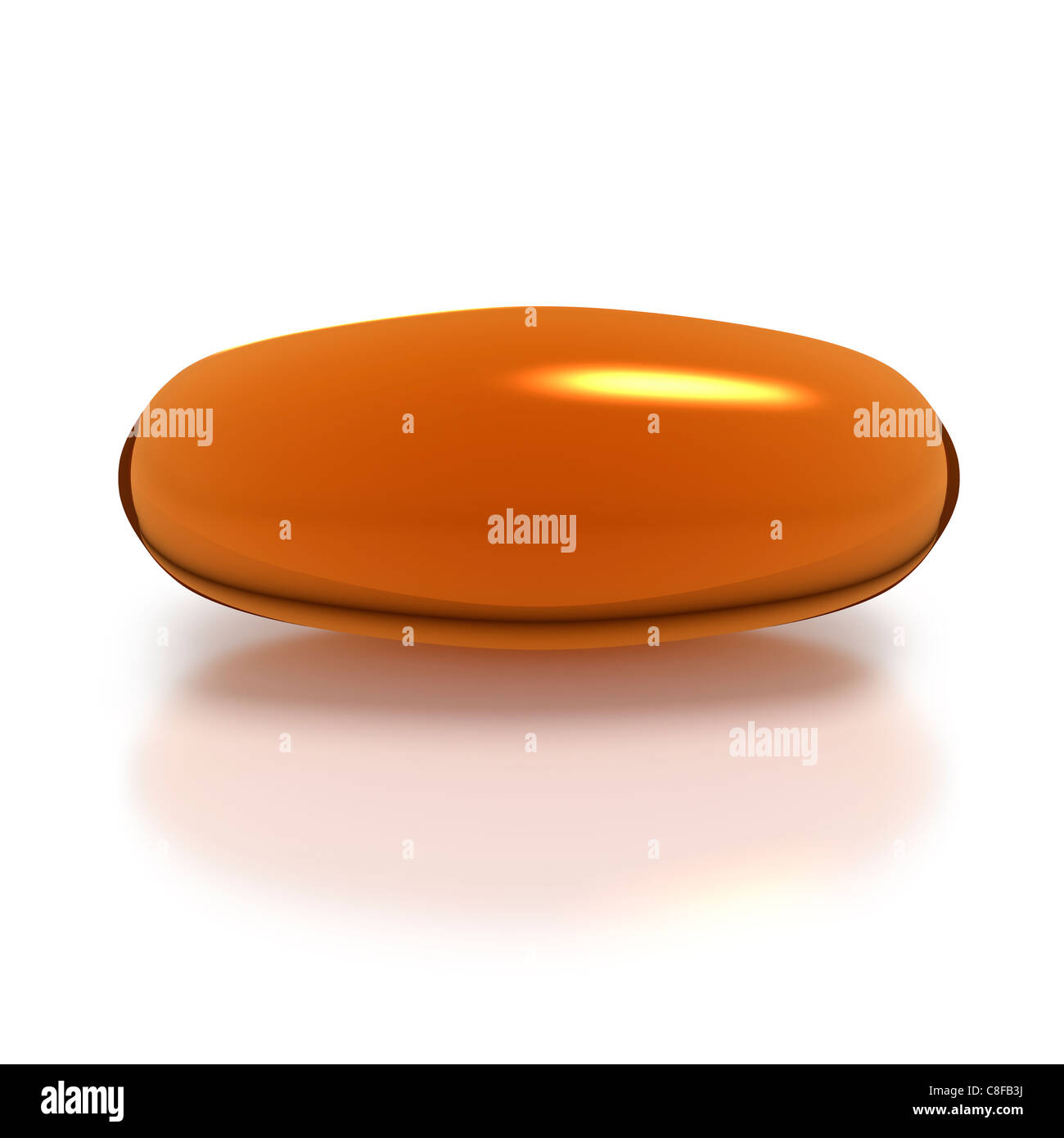 Soft gel capsule Banque d'images détourées - Alamy