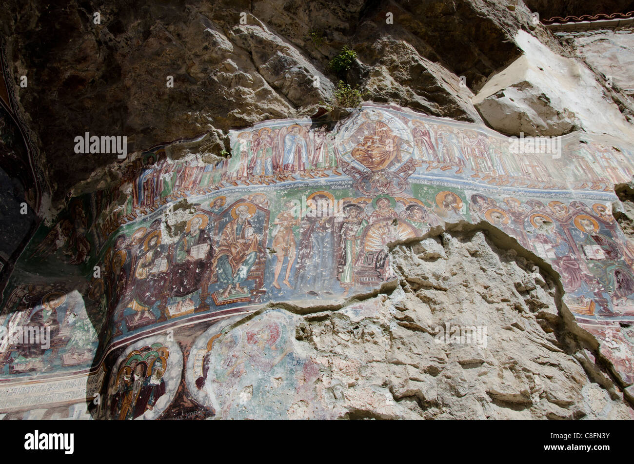 La Turquie, Trabzon. Monastère de Sumela (aka St Maria, Mont Mela ou ...