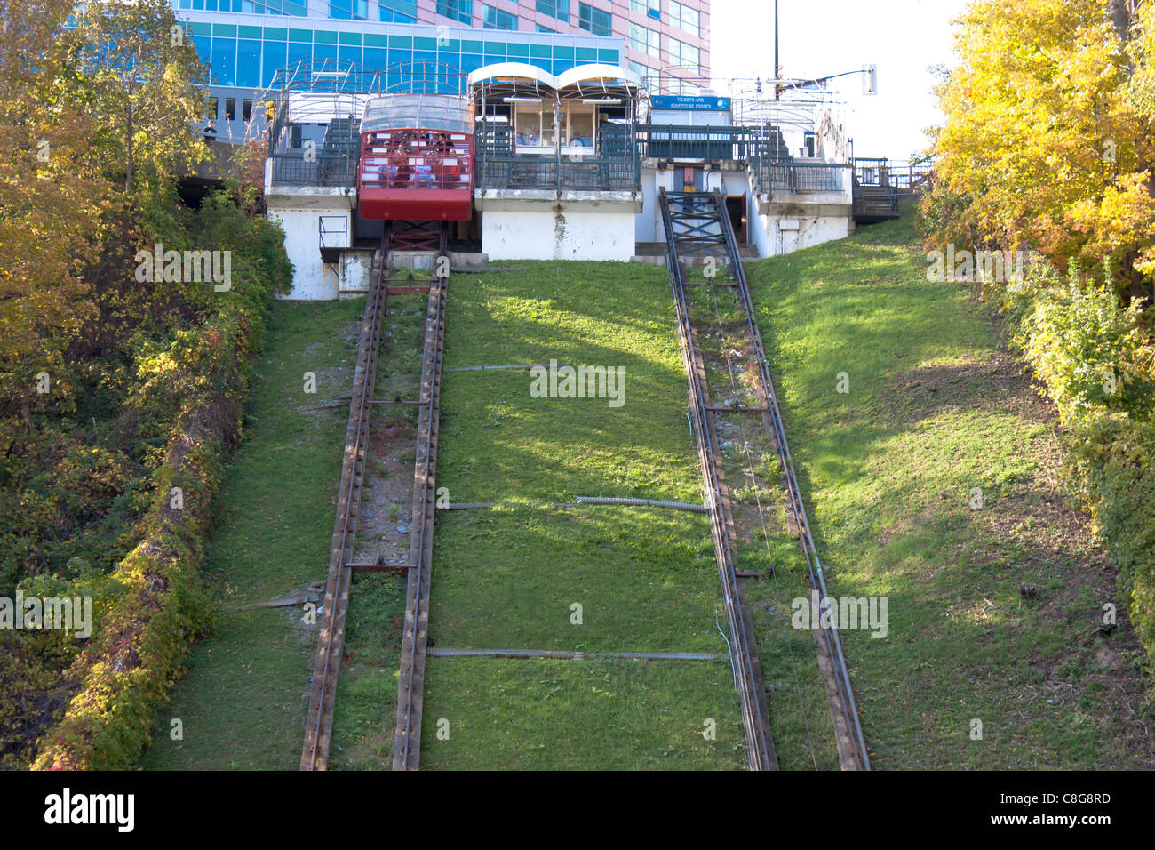 Tramway funiculaire Niagara Falls Ontario Canada Photo Stock - Alamy