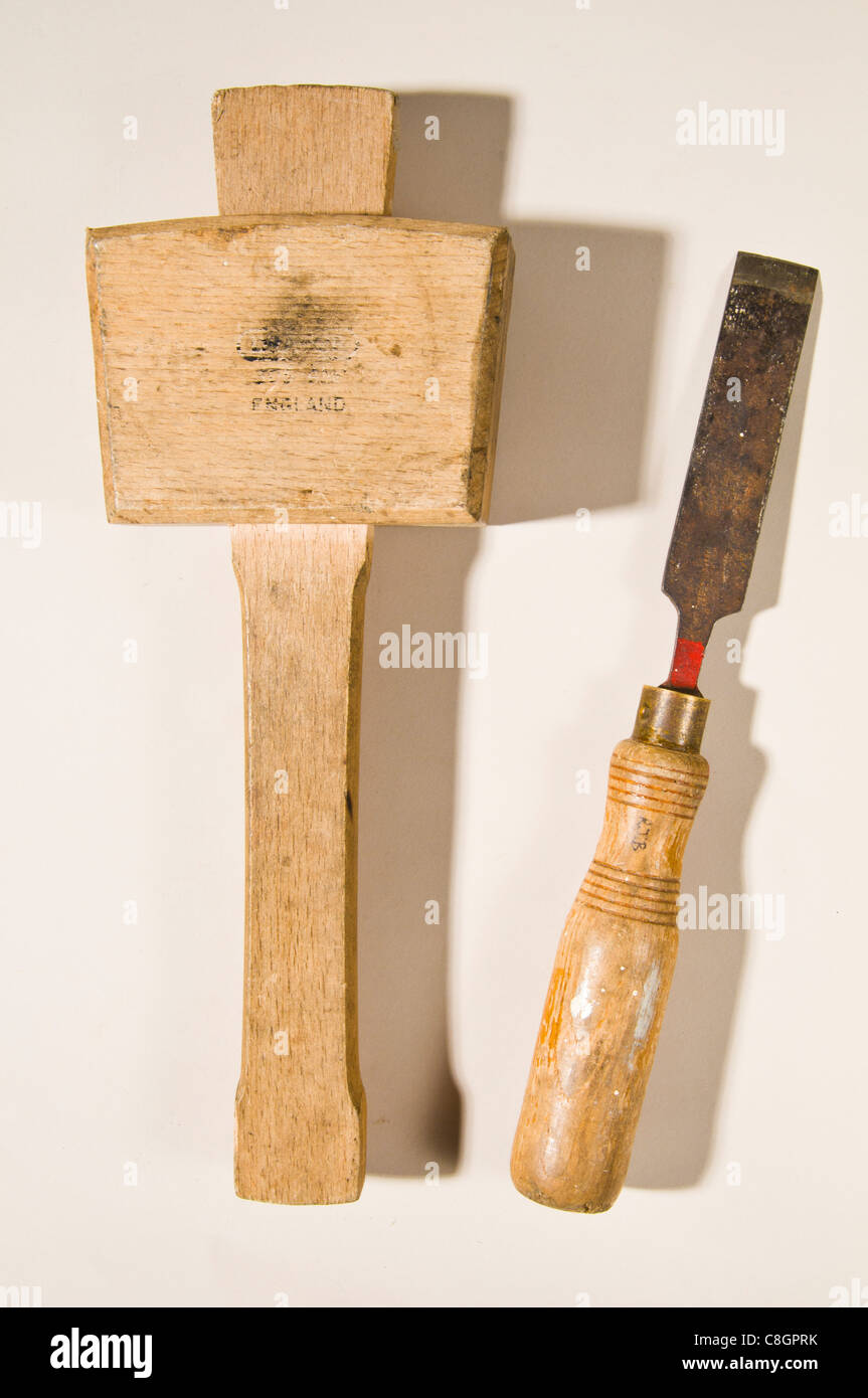 Maillet En Bois Banque d'image et photos - Alamy