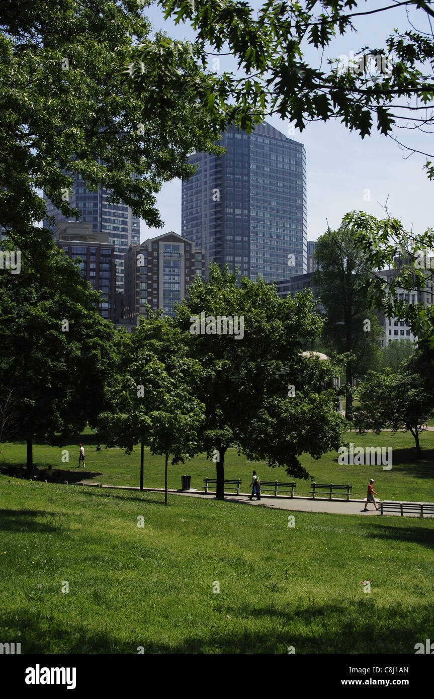 Boston common park summer Banque de photographies et d’images à haute ...