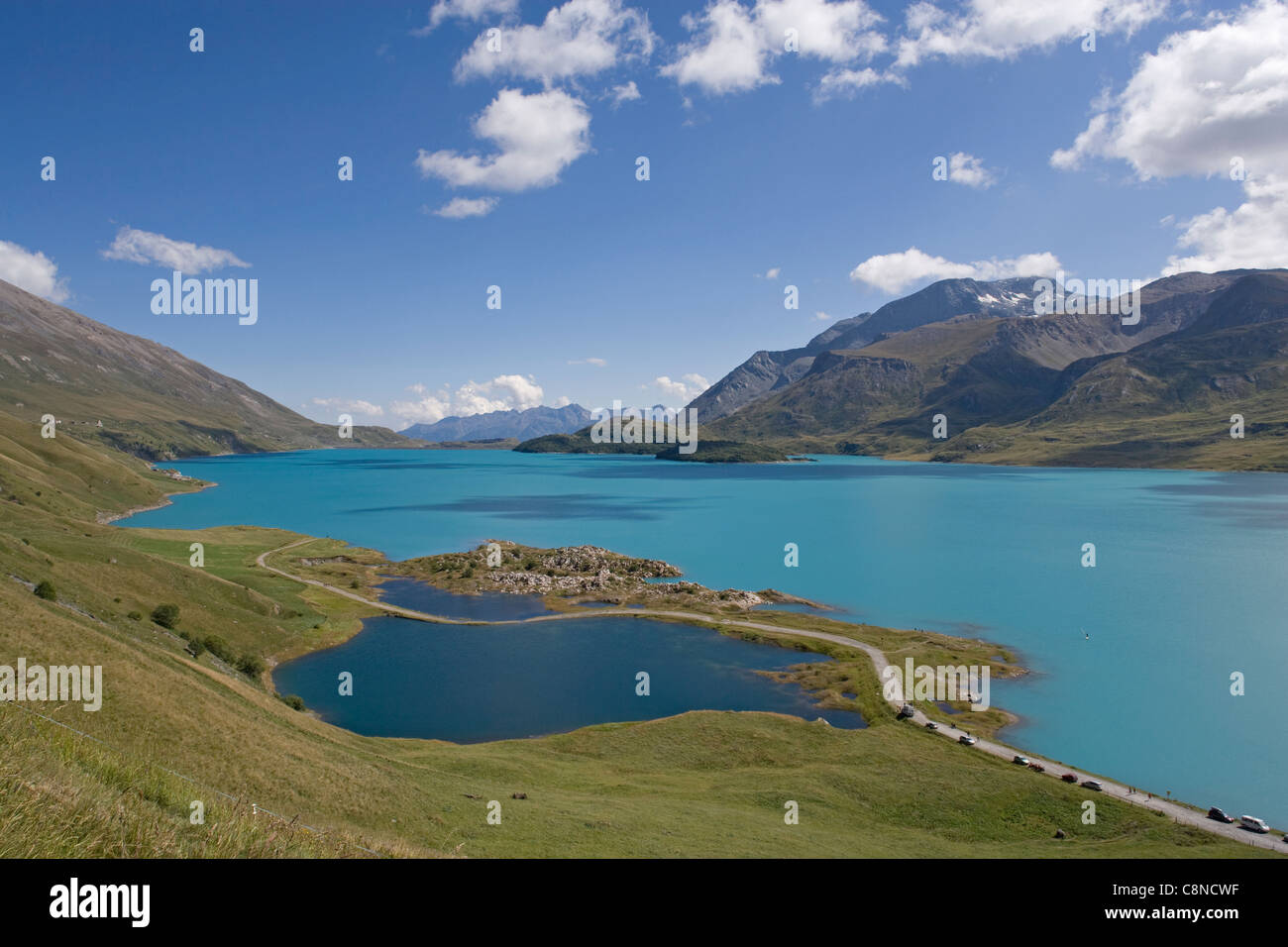 La France, le Col du Mont Cenis, Lac du Mont Cenis Photo Stock - Alamy