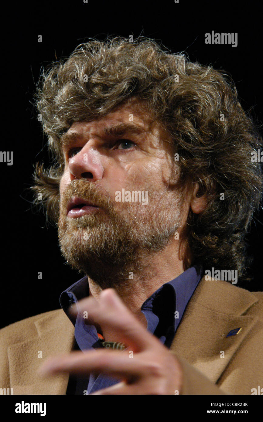 Célèbre explorateur et alpiniste italien Reinhold Messner Photo Stock ...