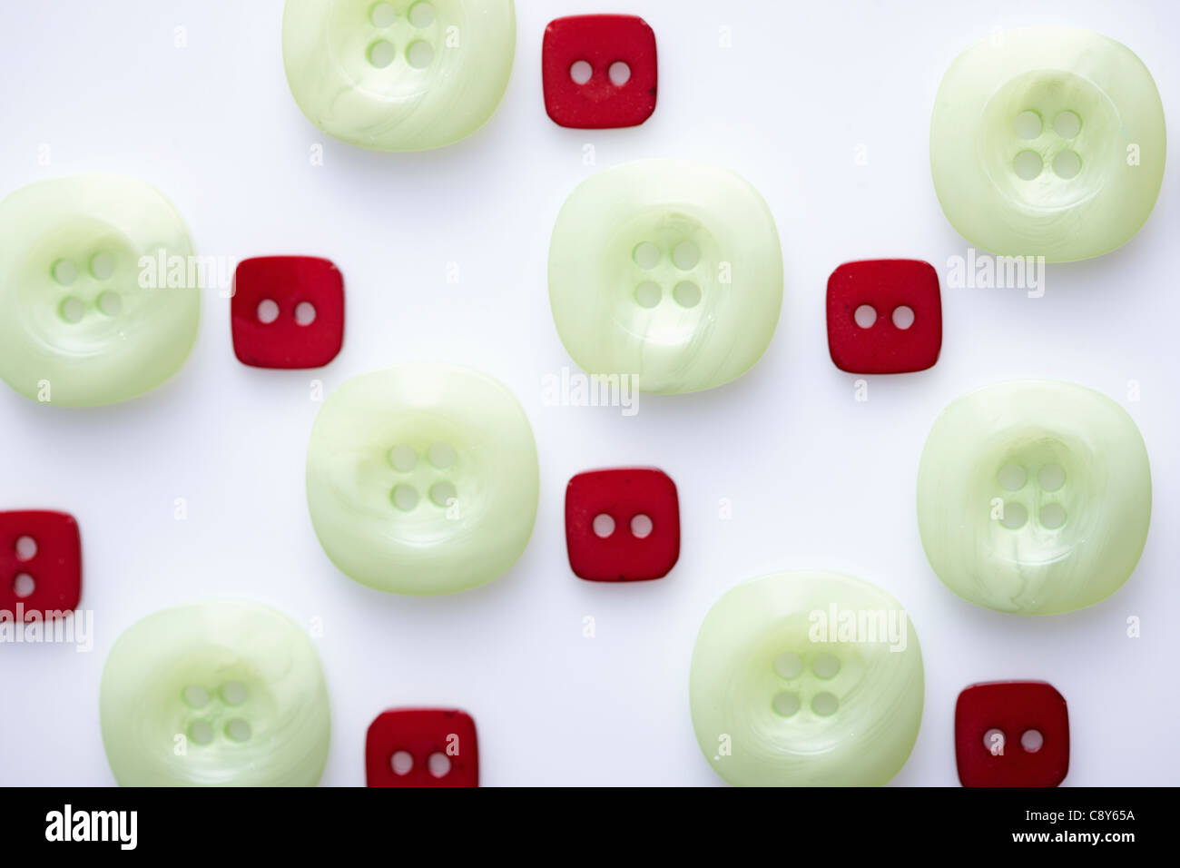 Bouton carré rouge Banque de photographies et d’images à haute ...