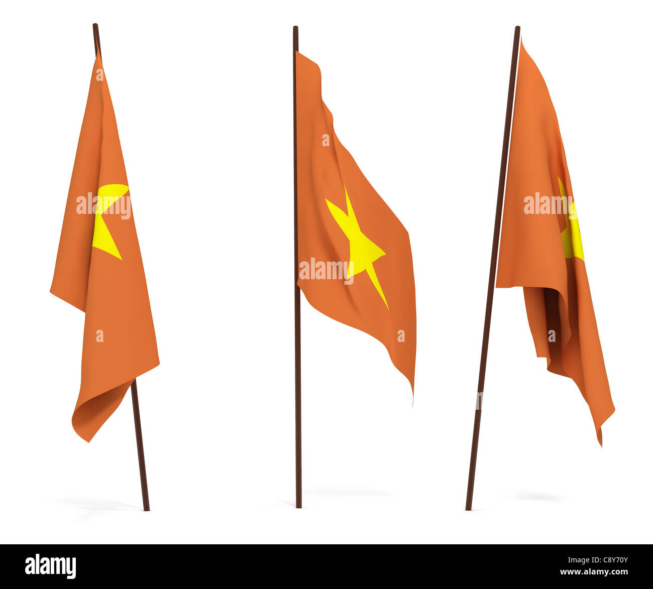 Flag of vietnam Banque de photographies et d’images à haute résolution ...