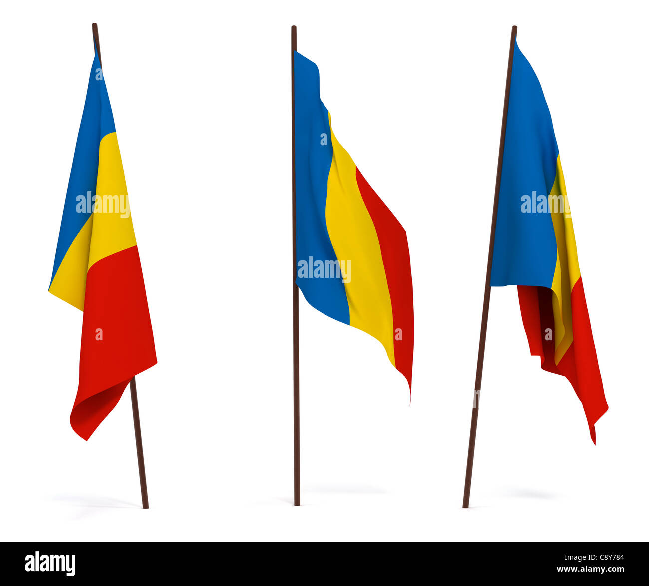 Le drapeau de la roumanie Banque de photographies et d’images à haute ...