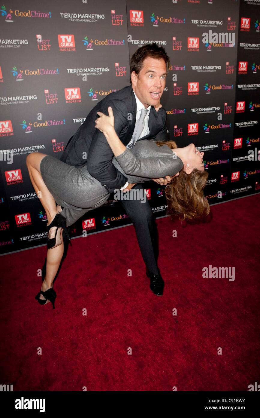 Sasha Alexander, Michael Weatherly aux arrivées pour TV Guide Magazine ...