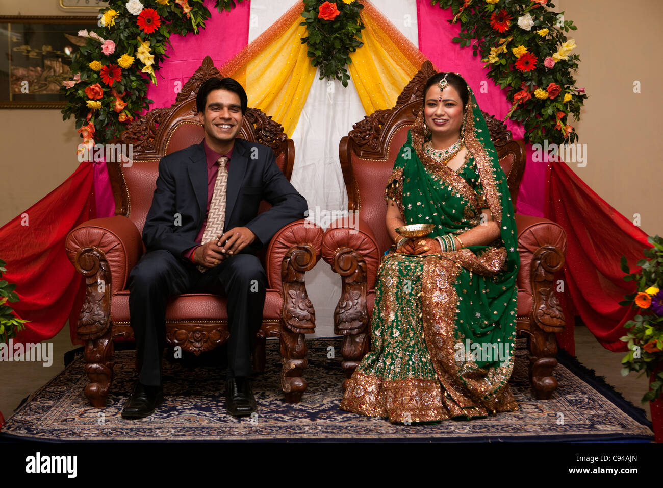 L'Inde, de l'Assam, Guwahati, mariages, classe supérieure l'assamais ...