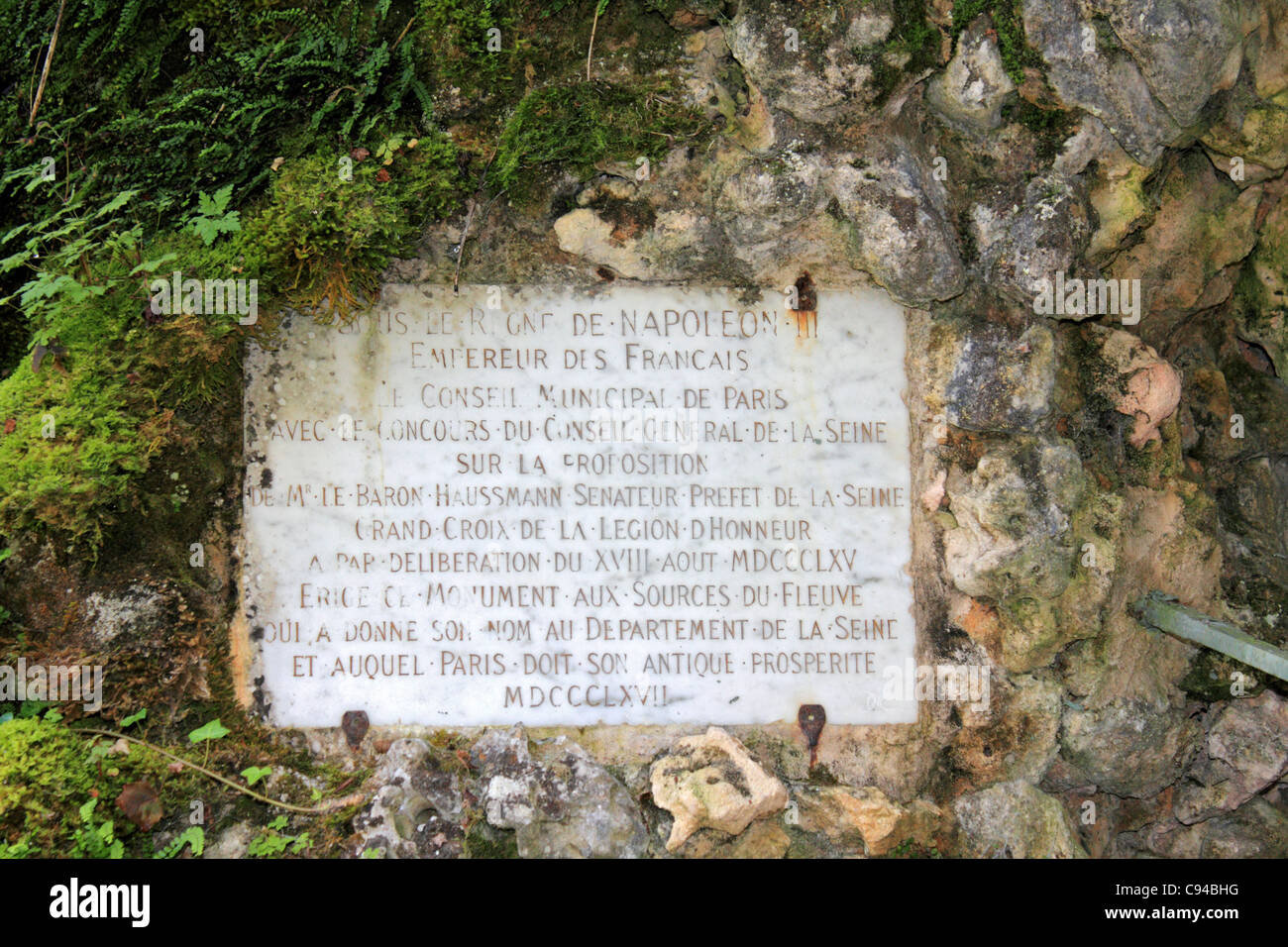 Sources de la Seine - Source de la Seine en Côte-d'Or près de Dijon ...