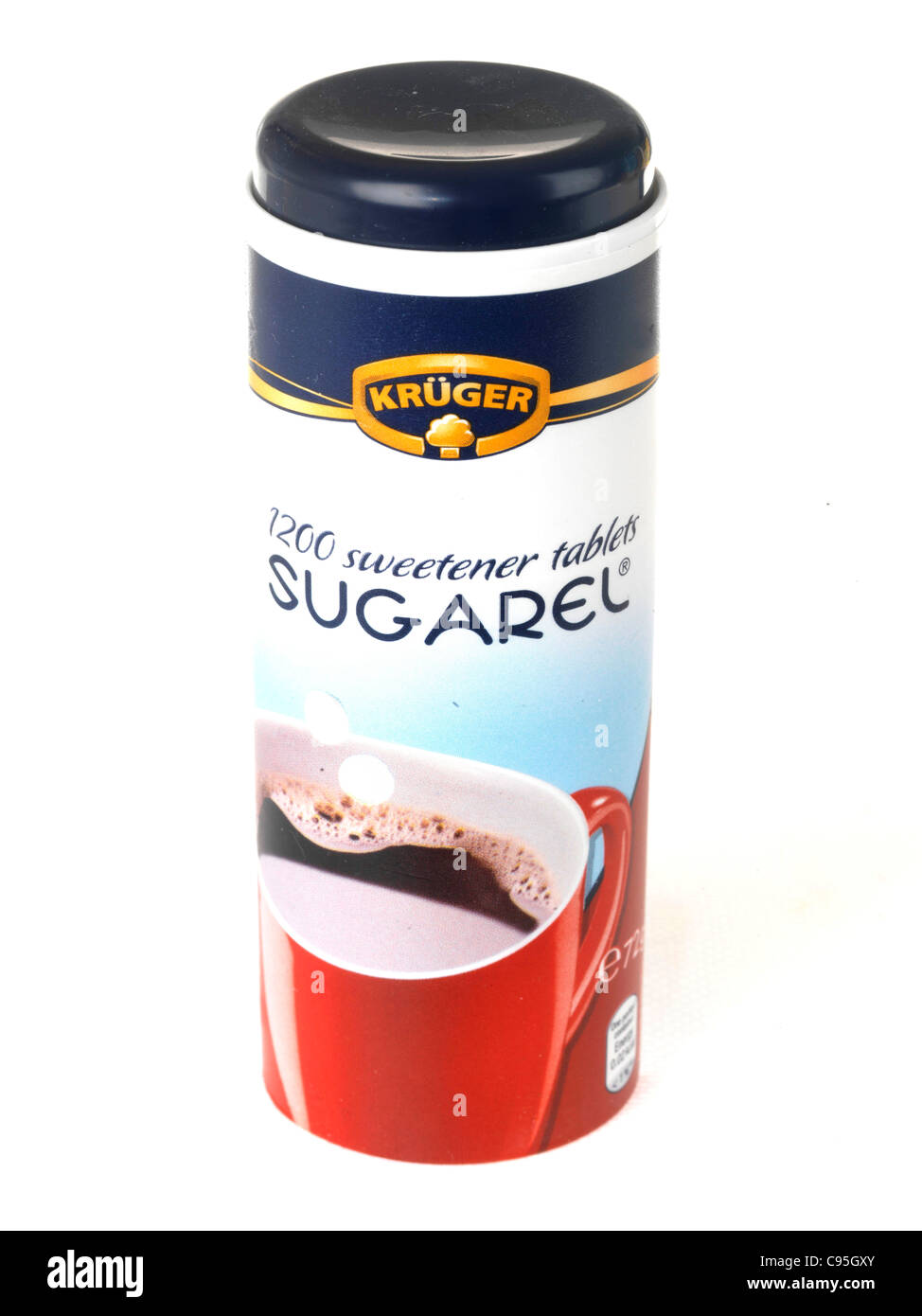 Food sugarel artificial sweetener kruger tube box tablets Banque d ...