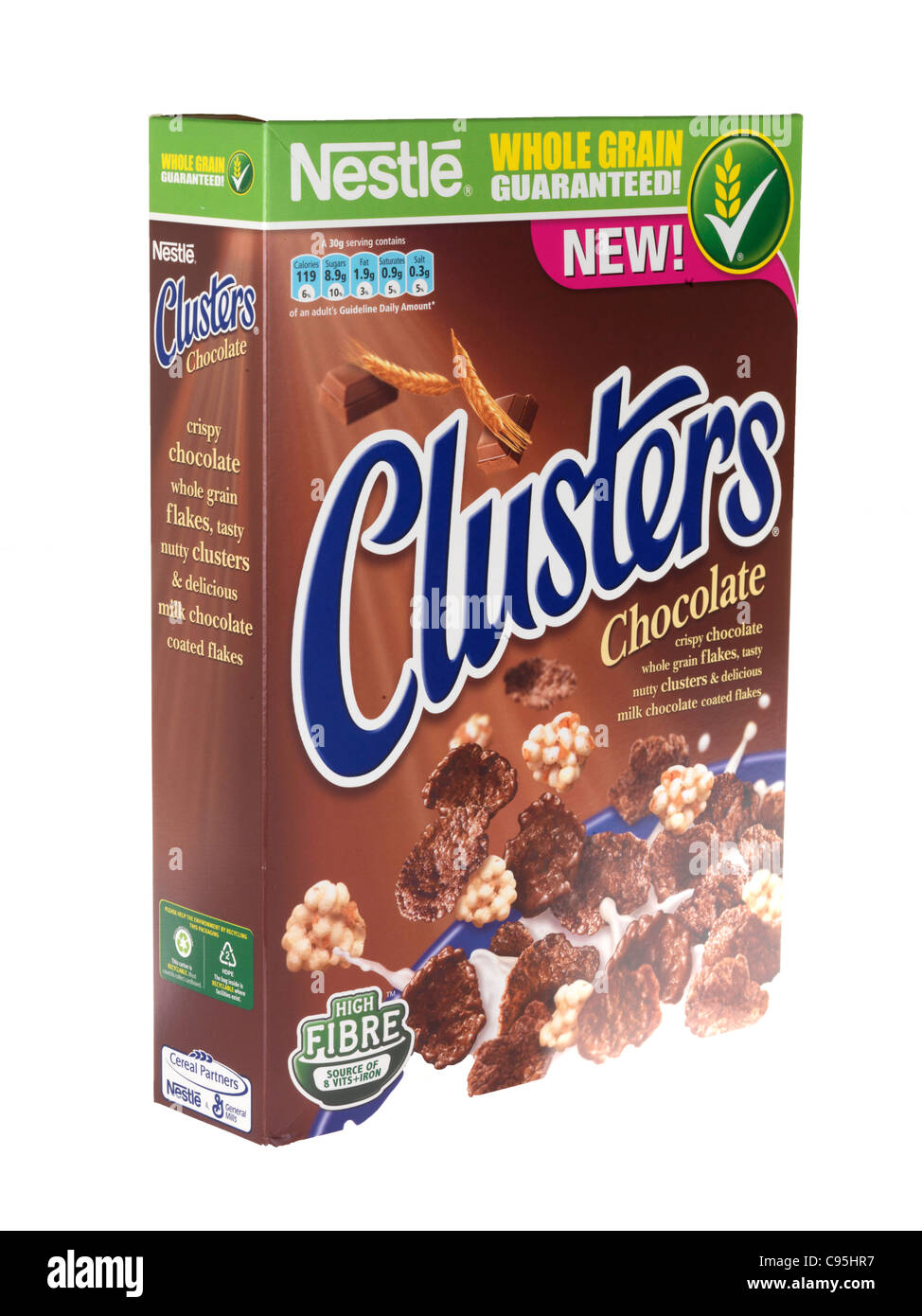 Chocolat Nestlé céréales petit-déjeuner clusters Photo Stock - Alamy