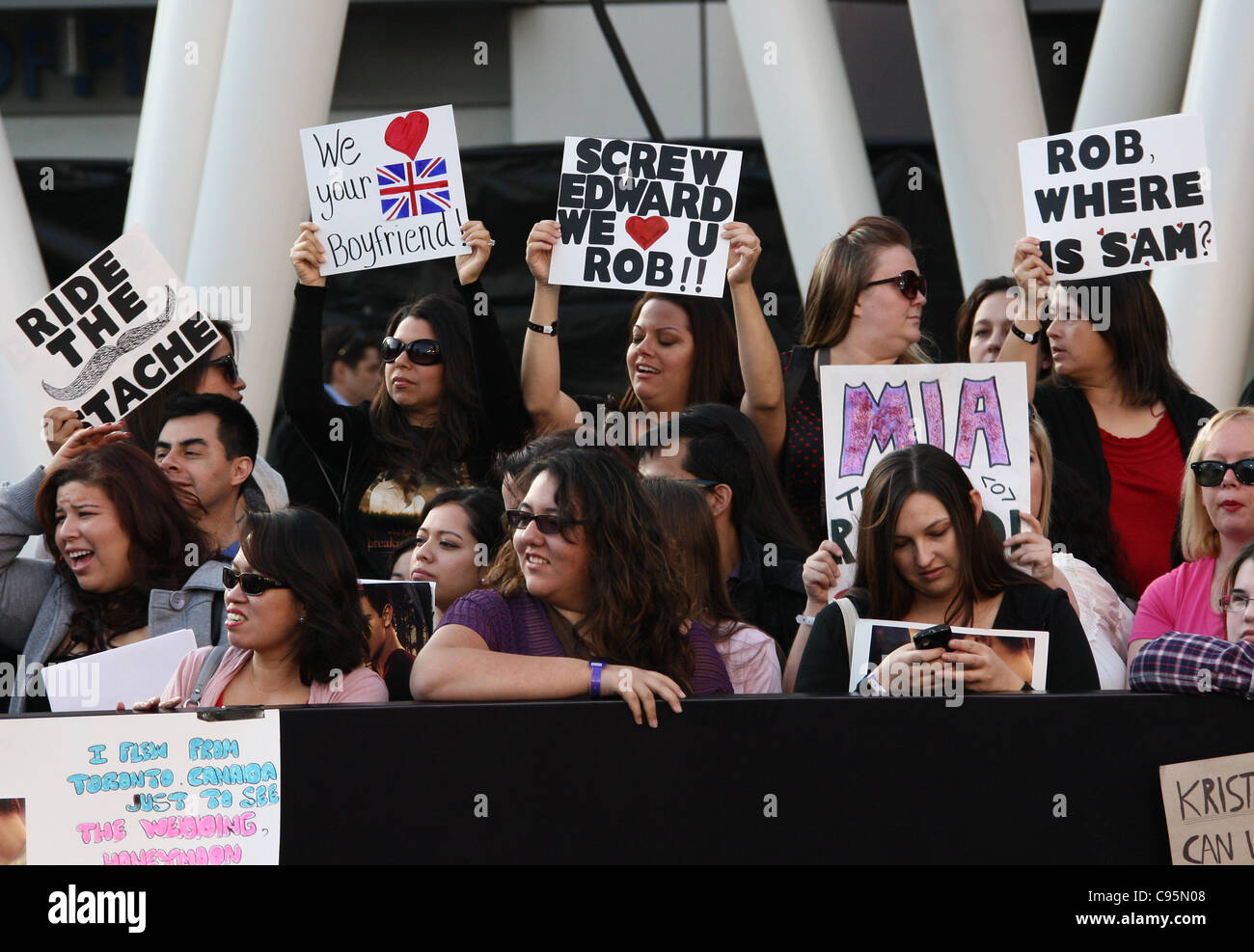 Les fans filment la saga premieretwilight du monde Banque de ...
