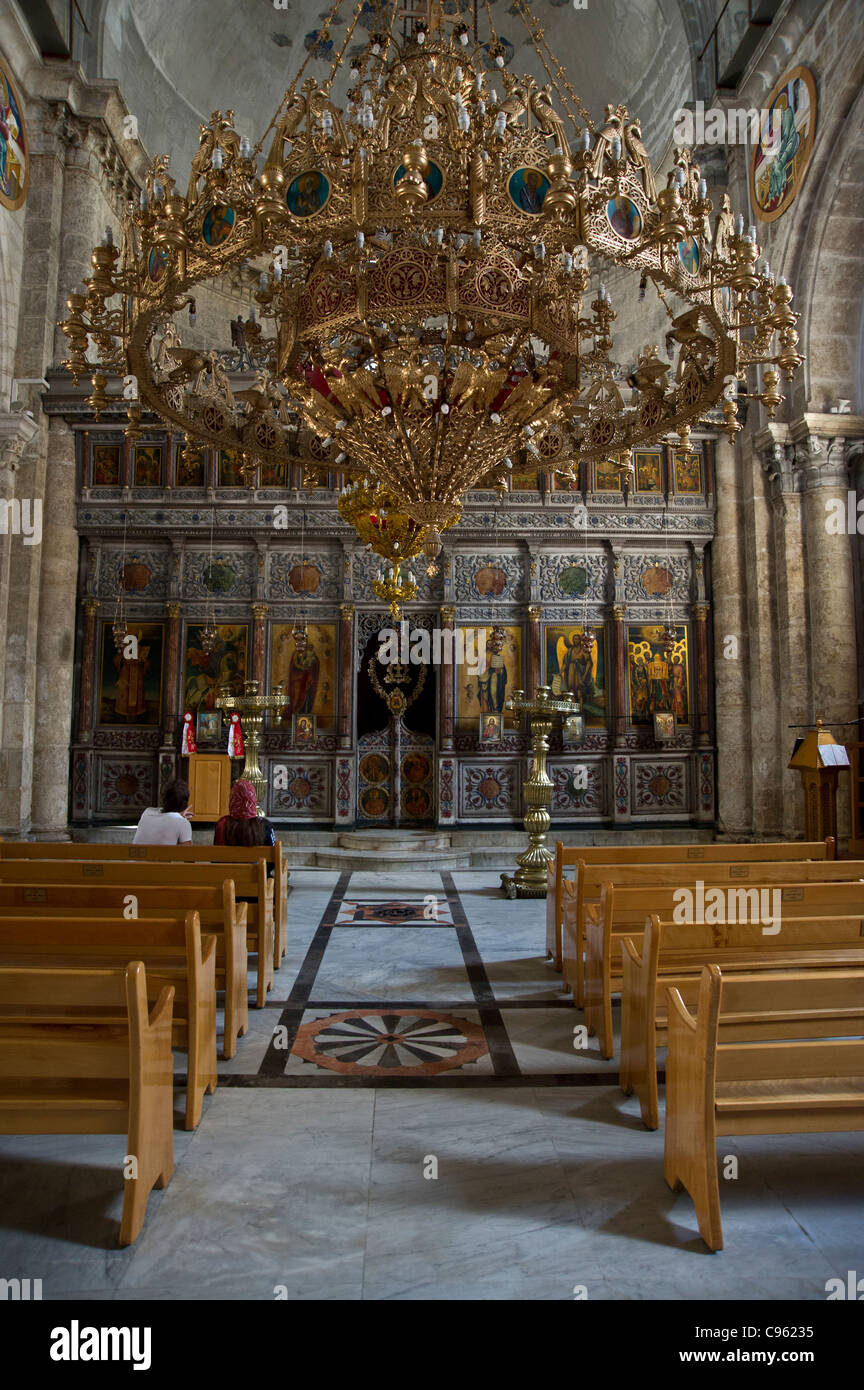 Lod, Lydda, Israël, l'église de St George Photo Stock - Alamy