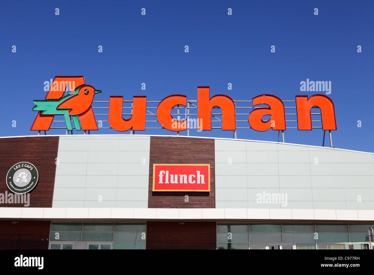 Auchan supermarket Banque de photographies et d’images à haute ...