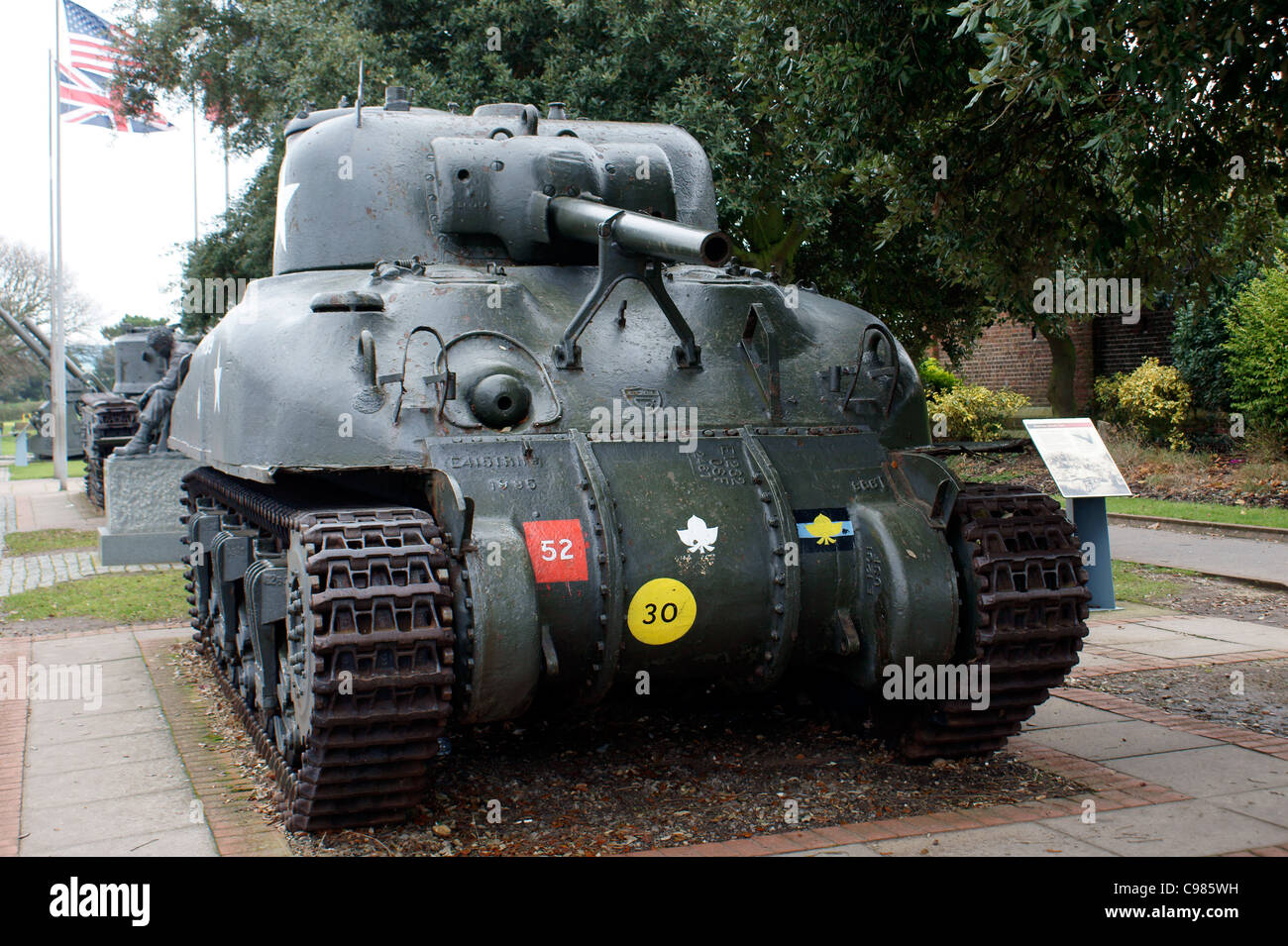 Char MOYEN M4 Sherman Photo Stock - Alamy
