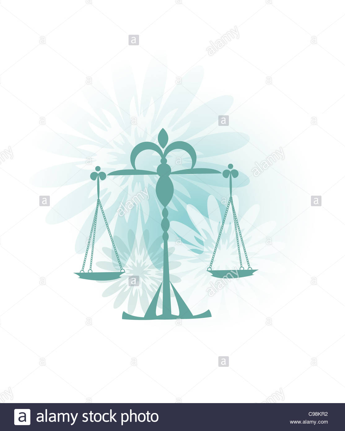 Astrology Star Sign Scales Balance Photos & Astrology Star Sign Scales ...