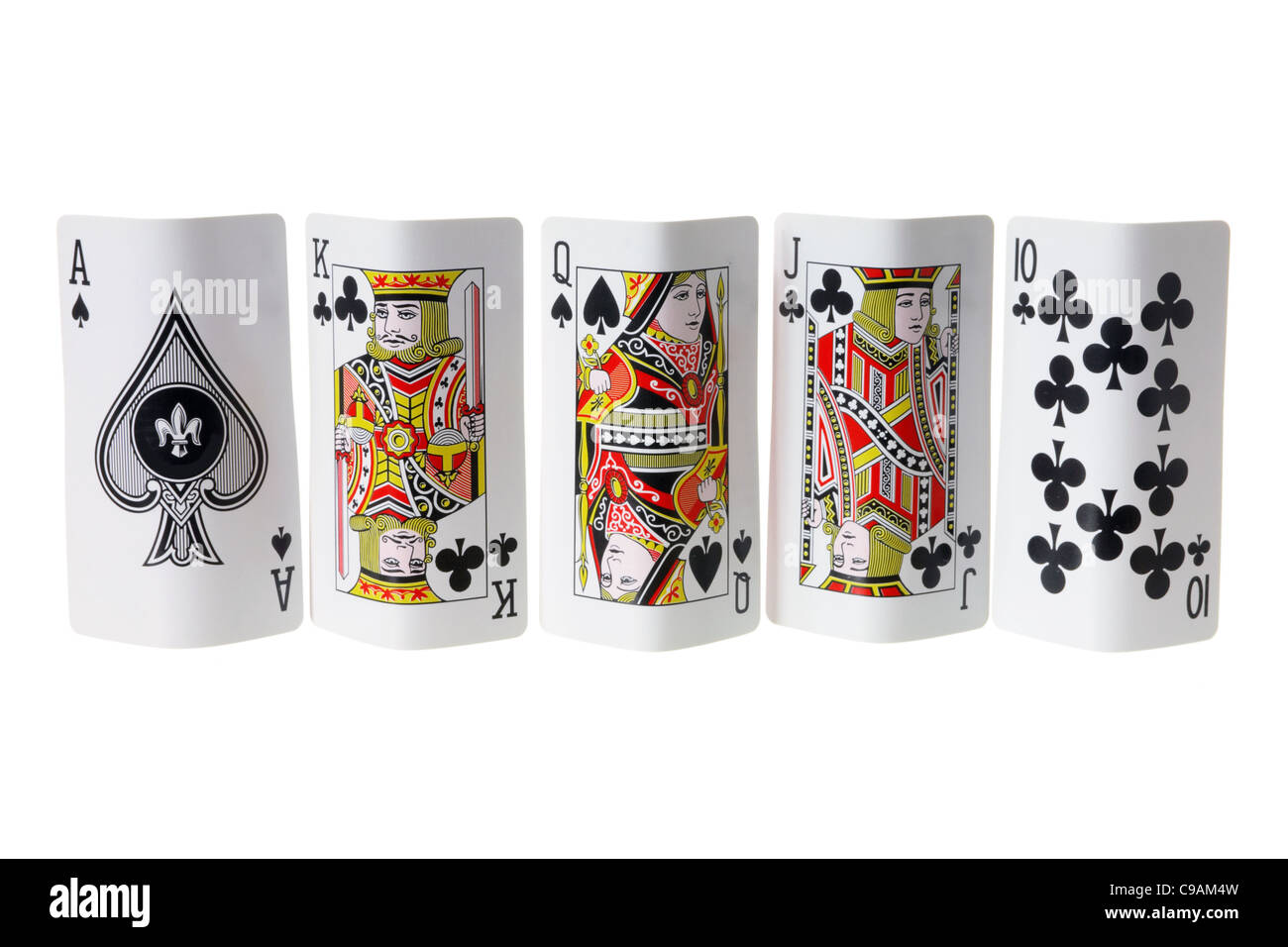 Quinte flush royale Banque de photographies et d’images à haute ...