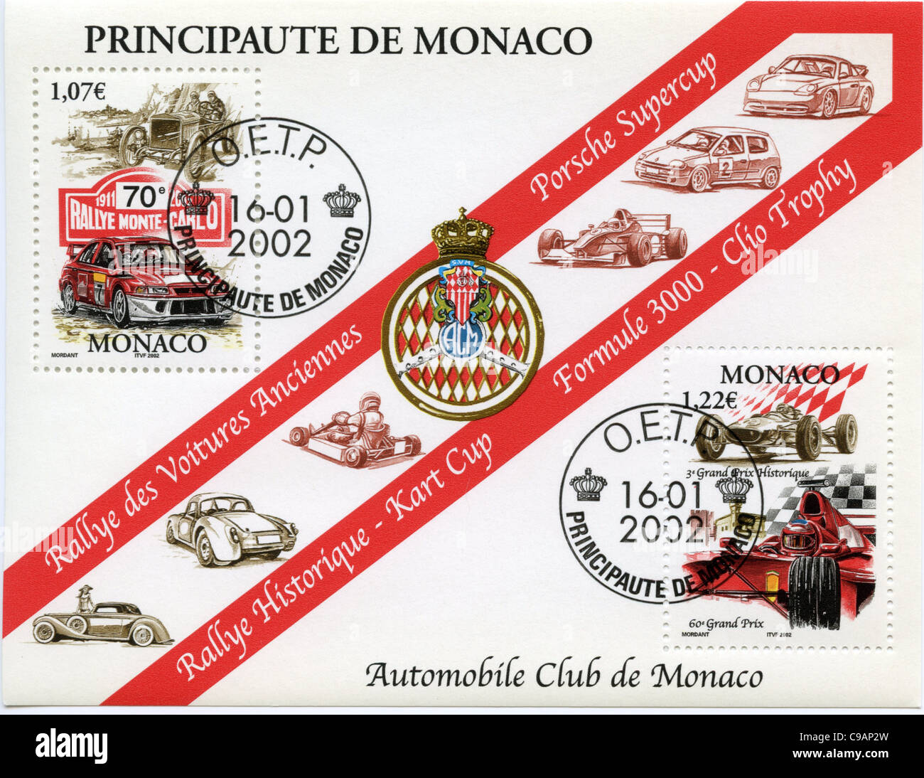 Timbre poste monaco Banque de photographies et d’images à haute ...