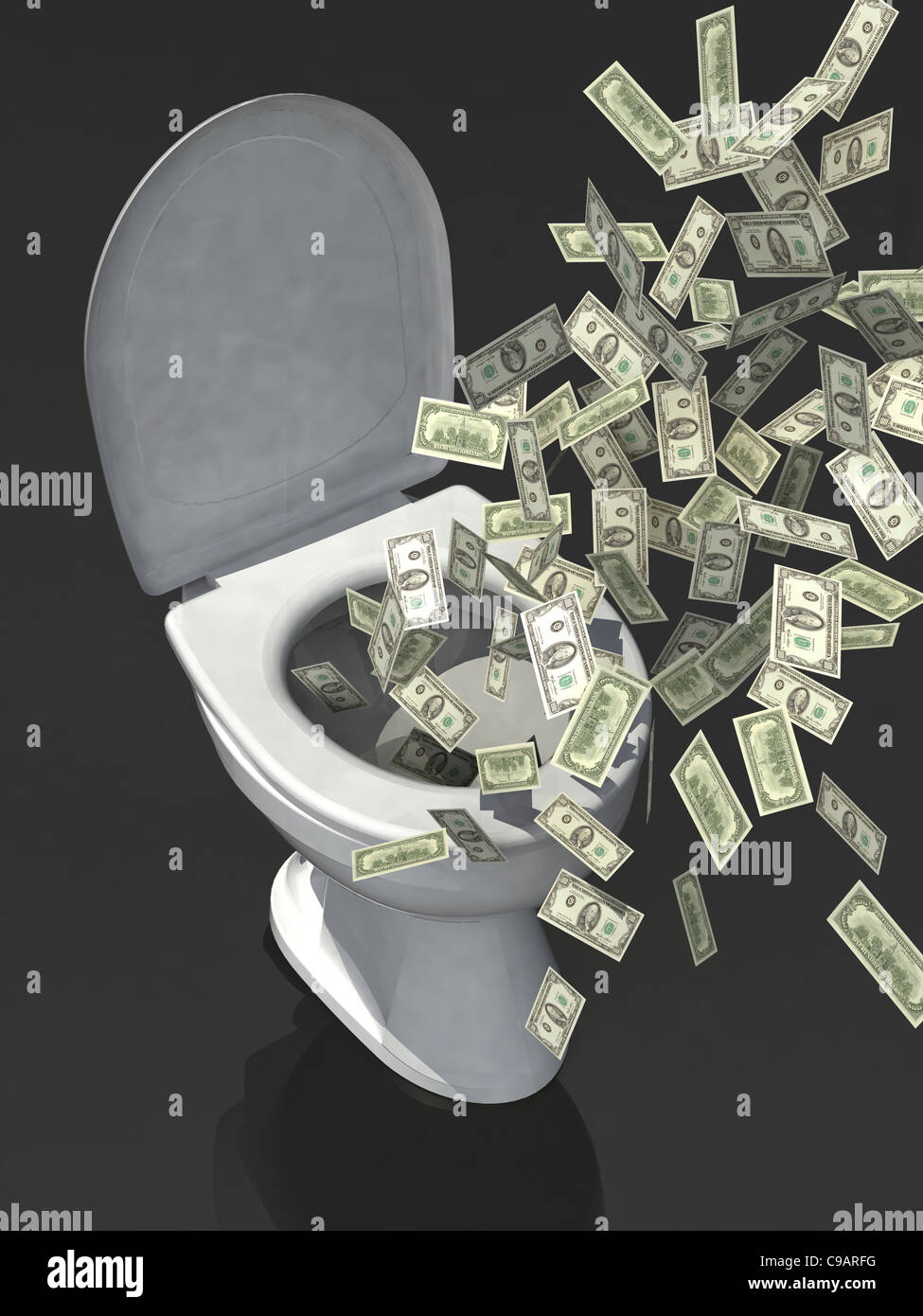 American toilet Banque de photographies et d’images à haute résolution ...