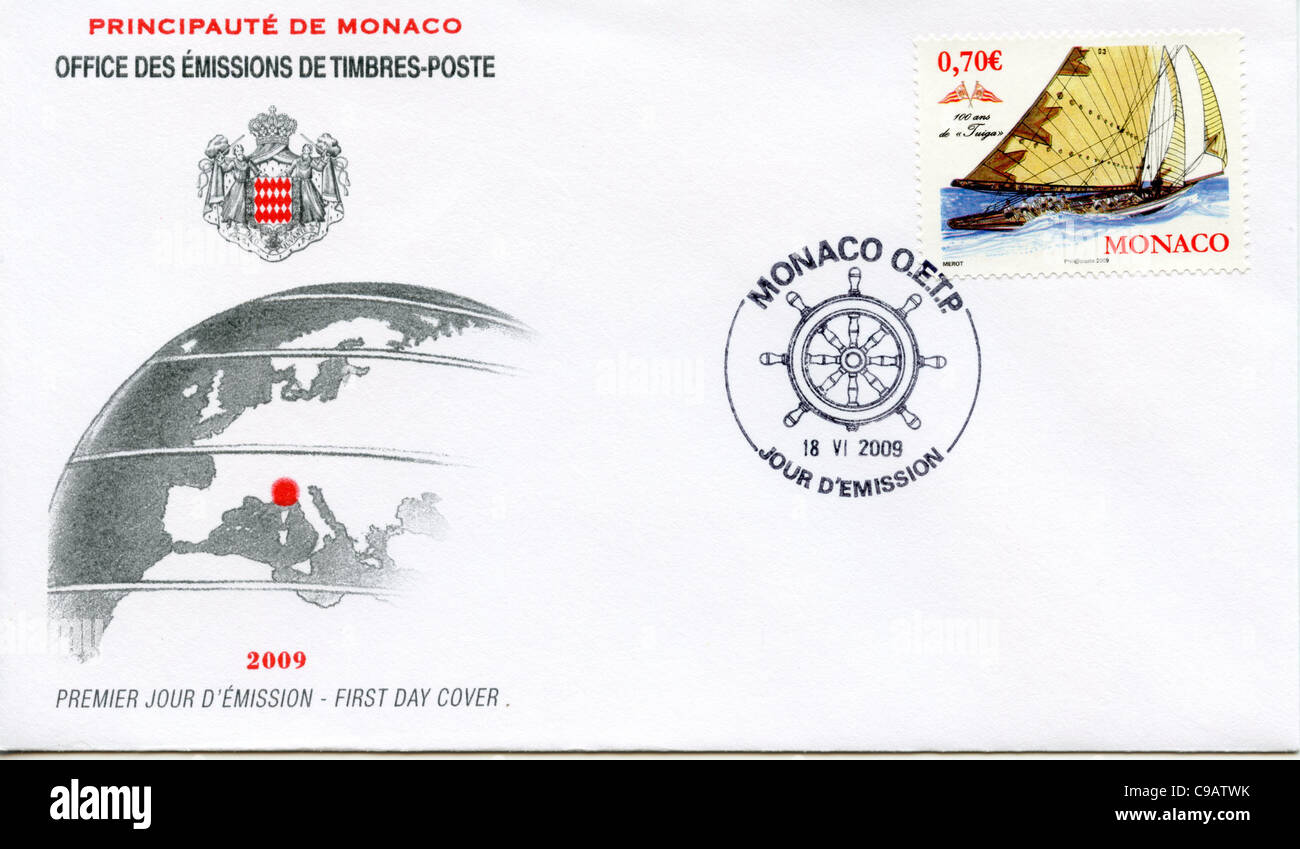 Timbre poste monaco Banque de photographies et d’images à haute ...