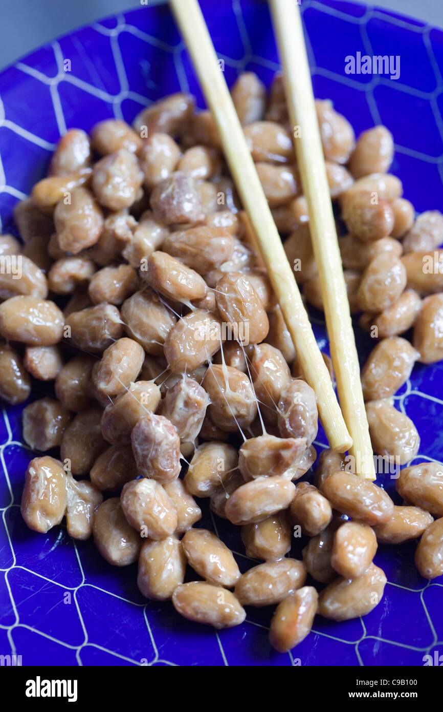 Natto aux haricots Banque d'image et photos - Alamy