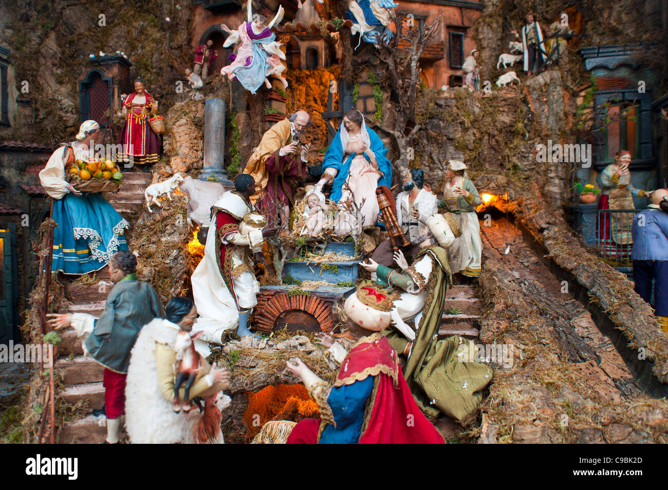 Christmas nativity set Banque de photographies et d’images à haute ...