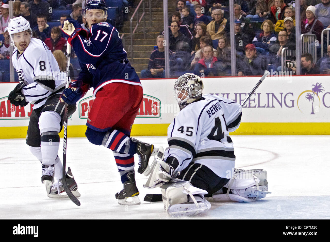 8 mars 2012 - Columbus, Ohio, États-Unis - Blue Jackets de Columbus ...
