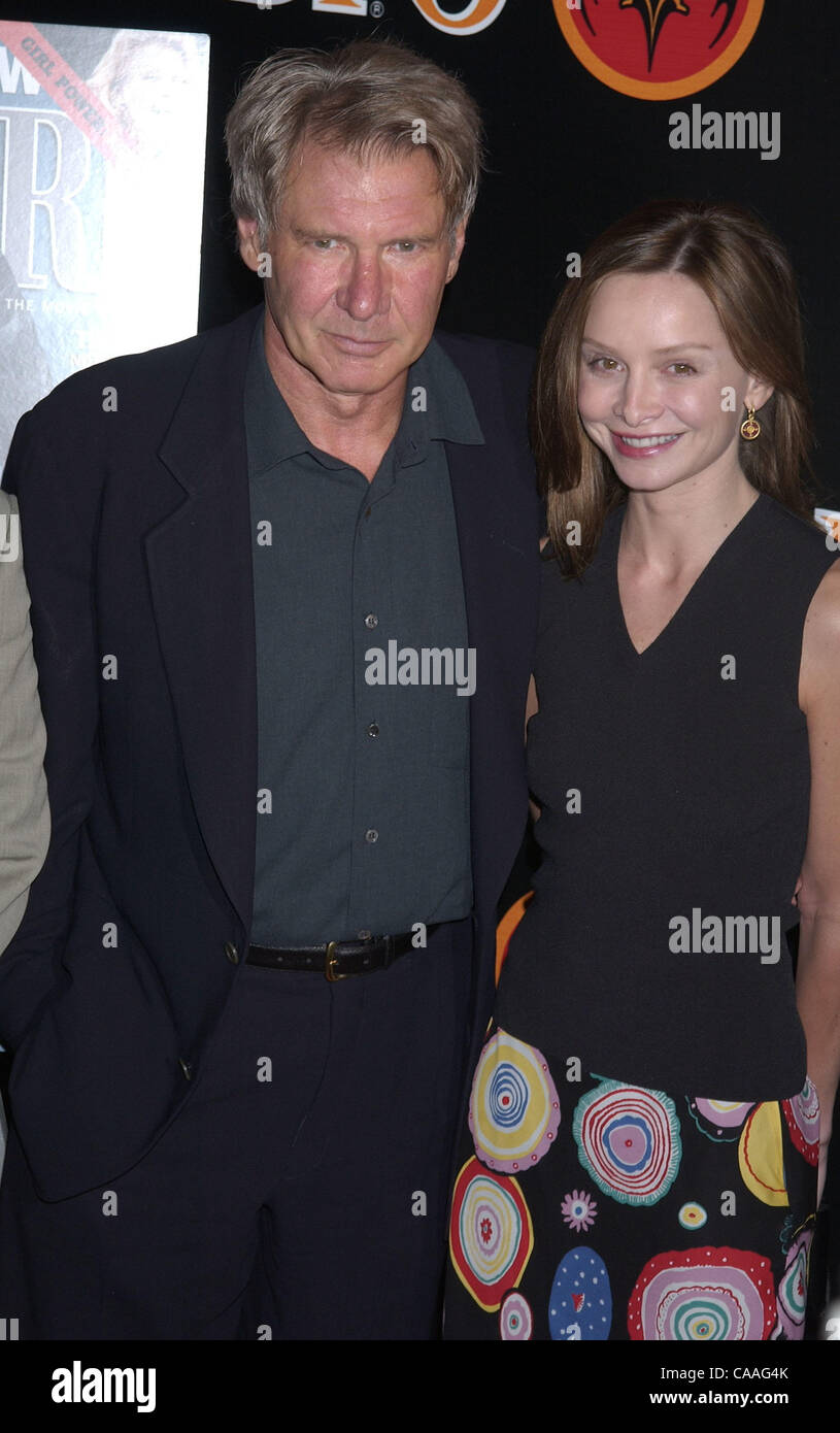 Mai 06, 2003 ; Hollywood, CA, USA ; Acteurs HARRISON FORD et Calista ...