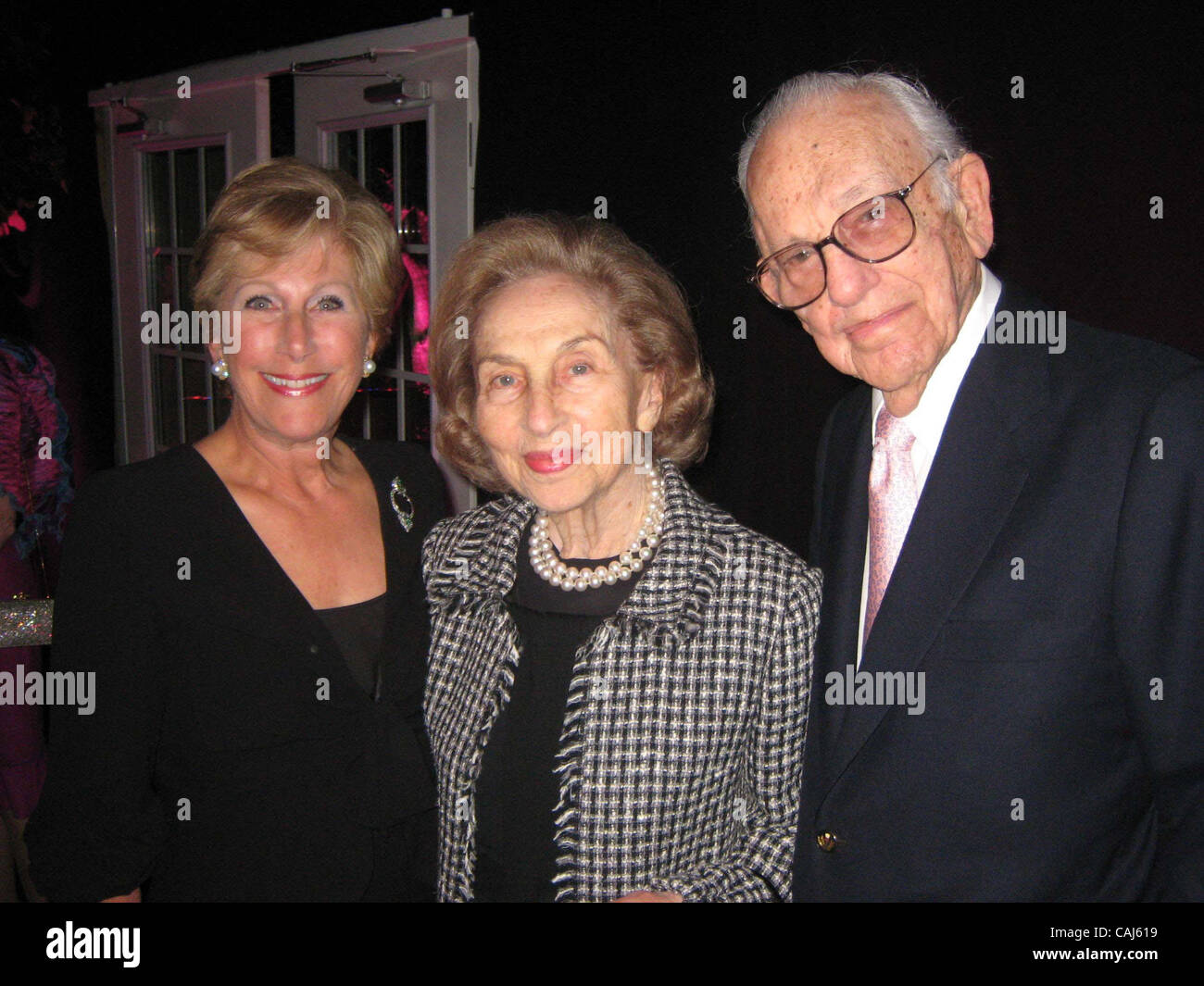 Ellen Jaffe avec Ruth parents et Carl Shapiro à la réception et Giorgio ...